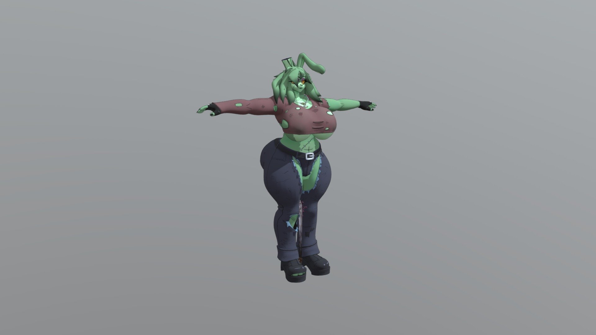 Zombunny - Download Free 3D model by Shedletsky (@cjcarljhosson ...