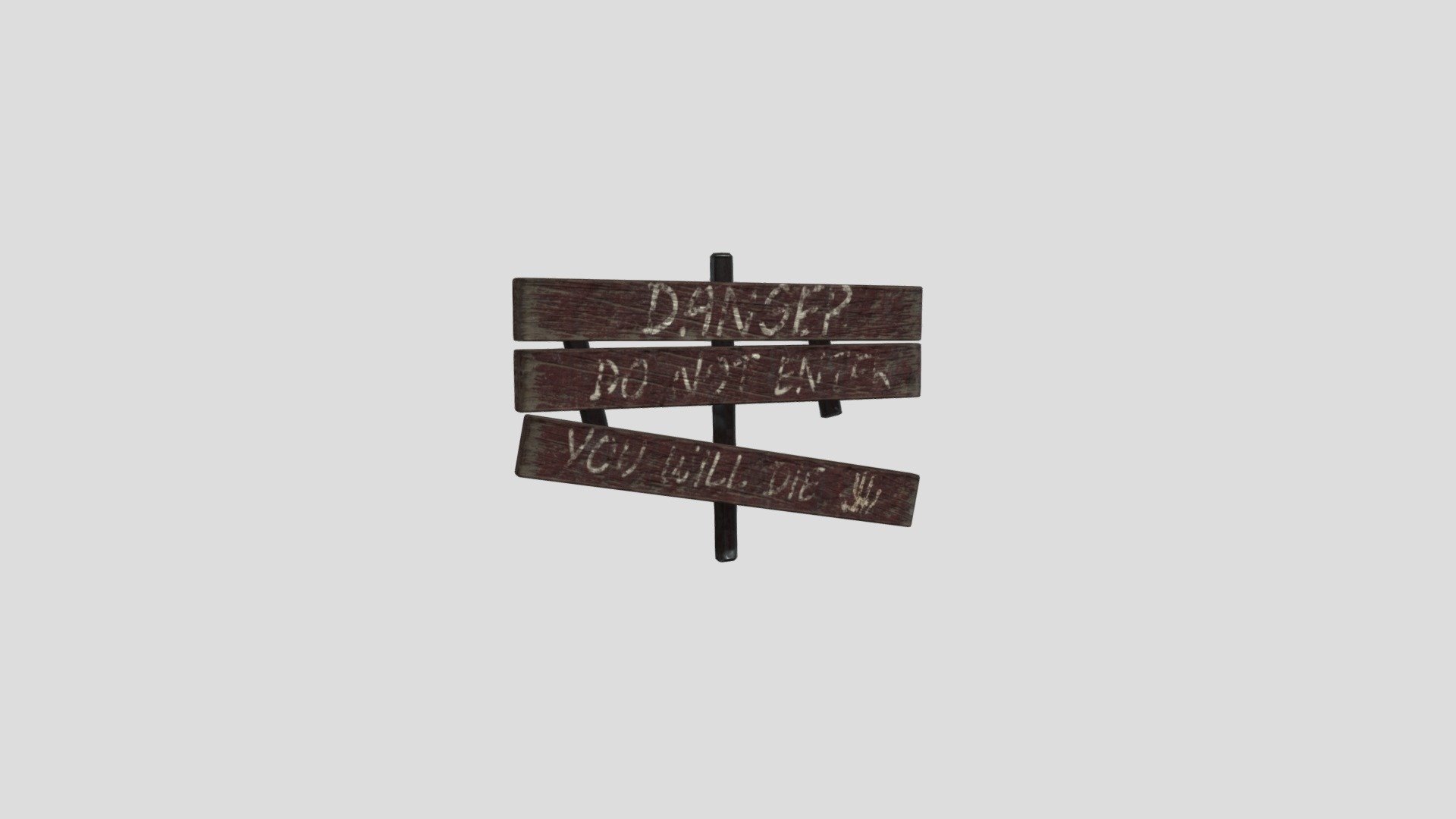 Old rusty Sign - Download Free 3D model by Ahmed Abu Ajamiah (@Ahmed ...