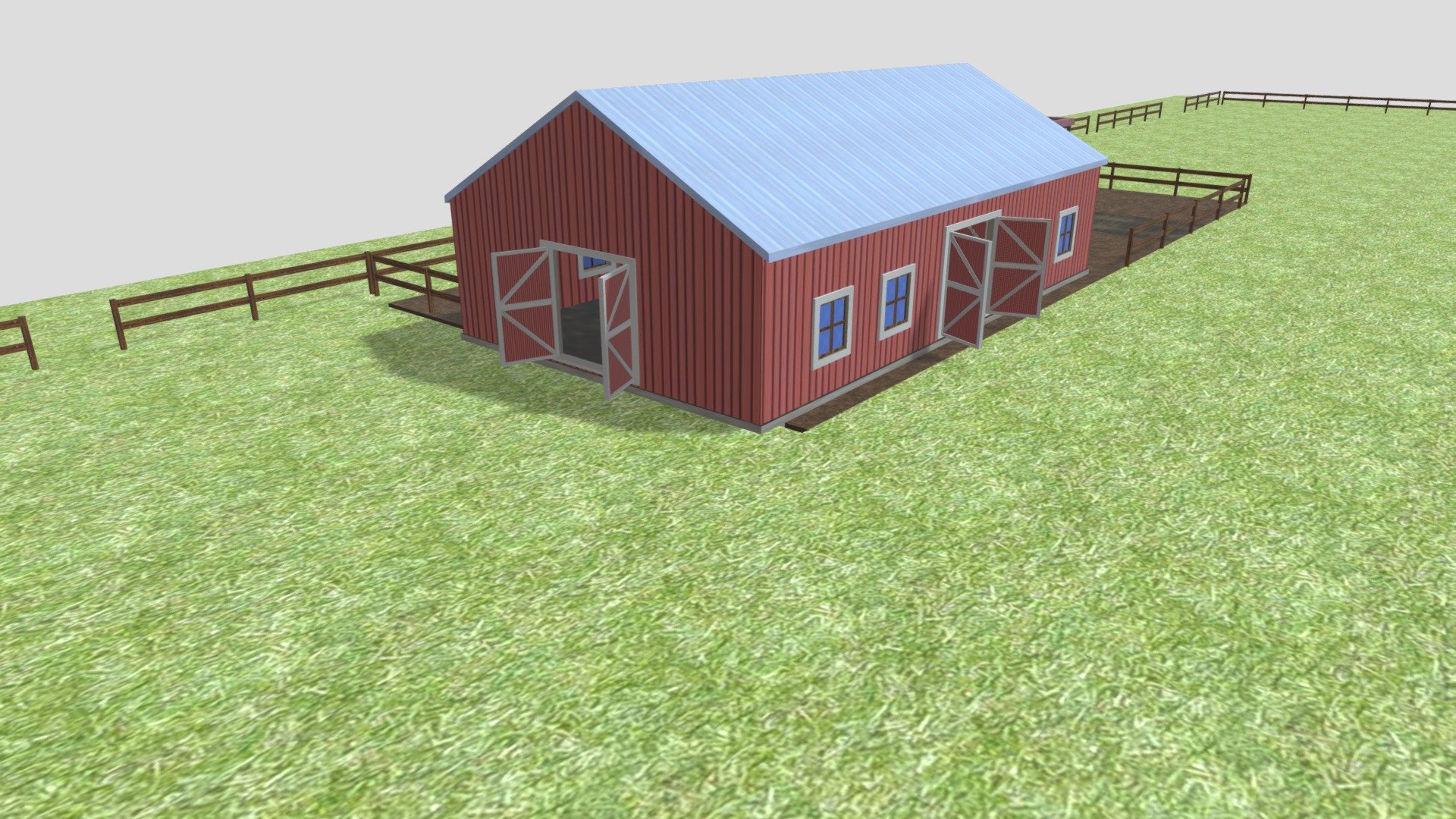 Cattle Ranch - Download Free 3D model by novusod [b3b6a70] - Sketchfab