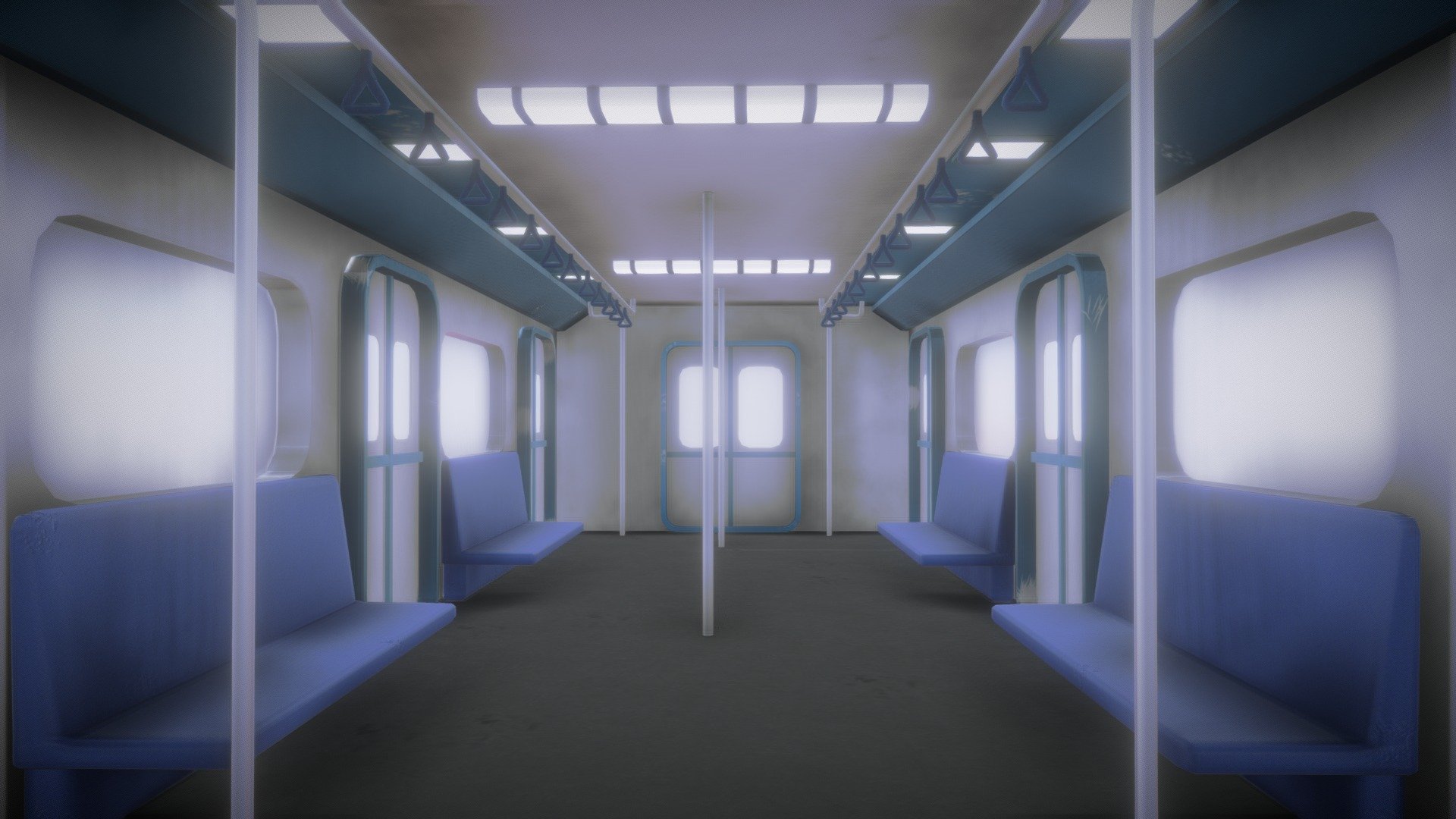 Blue Metro - 3D model by BaldiBaldimore [b3b83e7] - Sketchfab