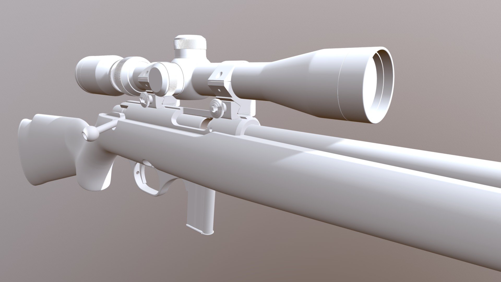 Rifle Model - 3D model by DB90 [b3baa66] - Sketchfab
