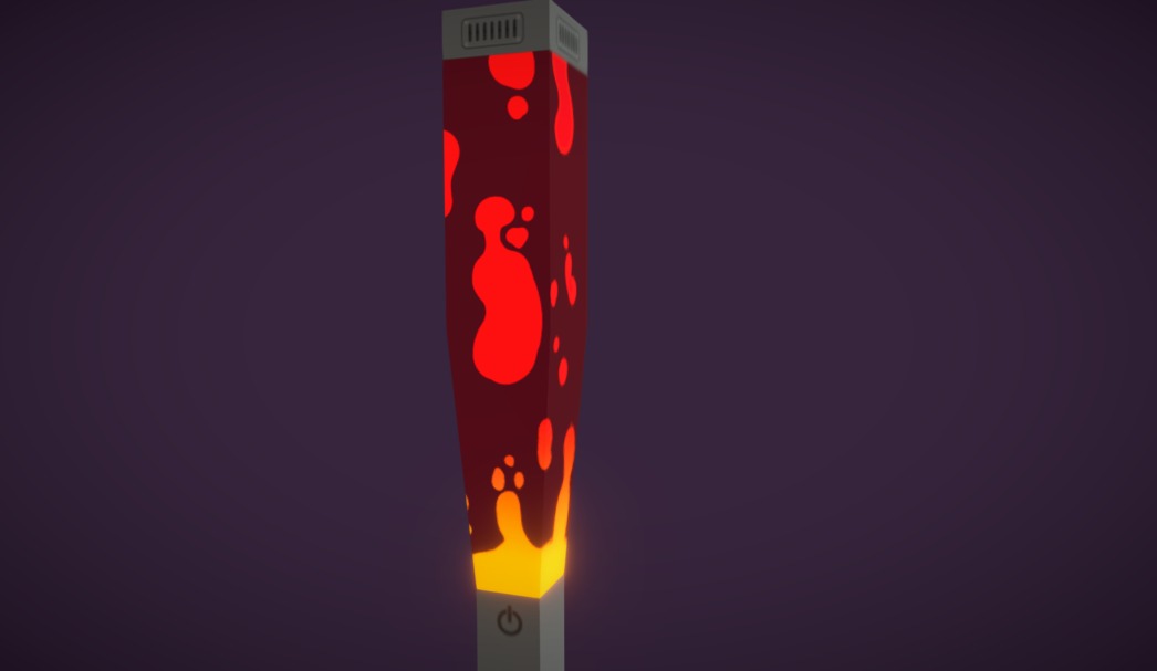 Lava lamp Bat (Red) - 3D model by Claudy [b3bae67] - Sketchfab