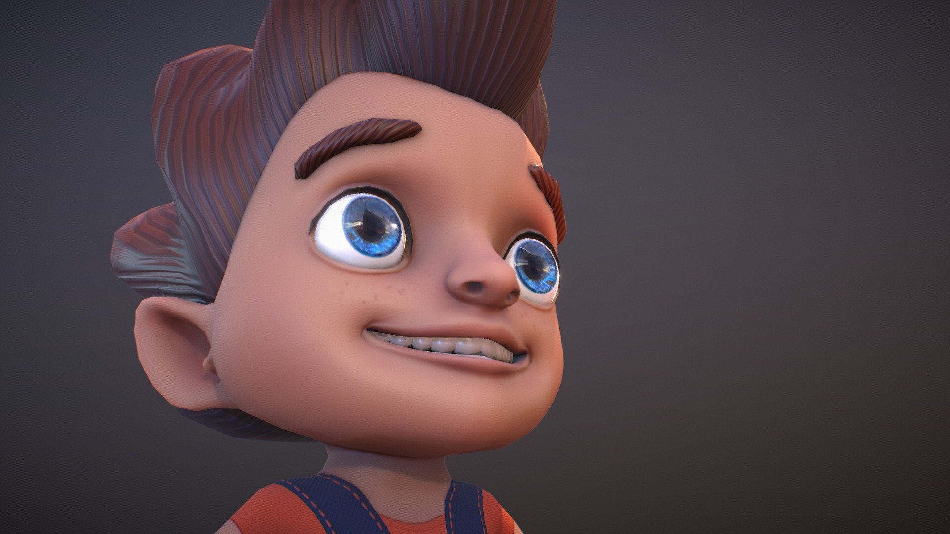Little boy - 3D model by Vlad Marchenko ...