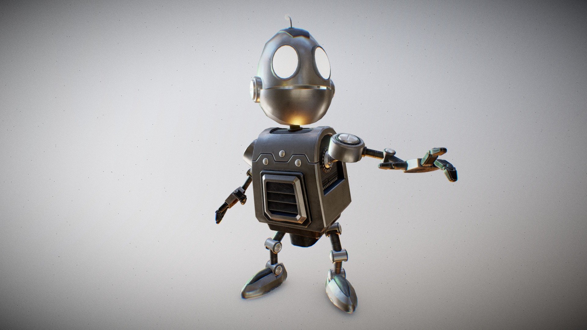 Clank from "Ratchet and Clank" - 3D model by Jerome (dijix009 ...