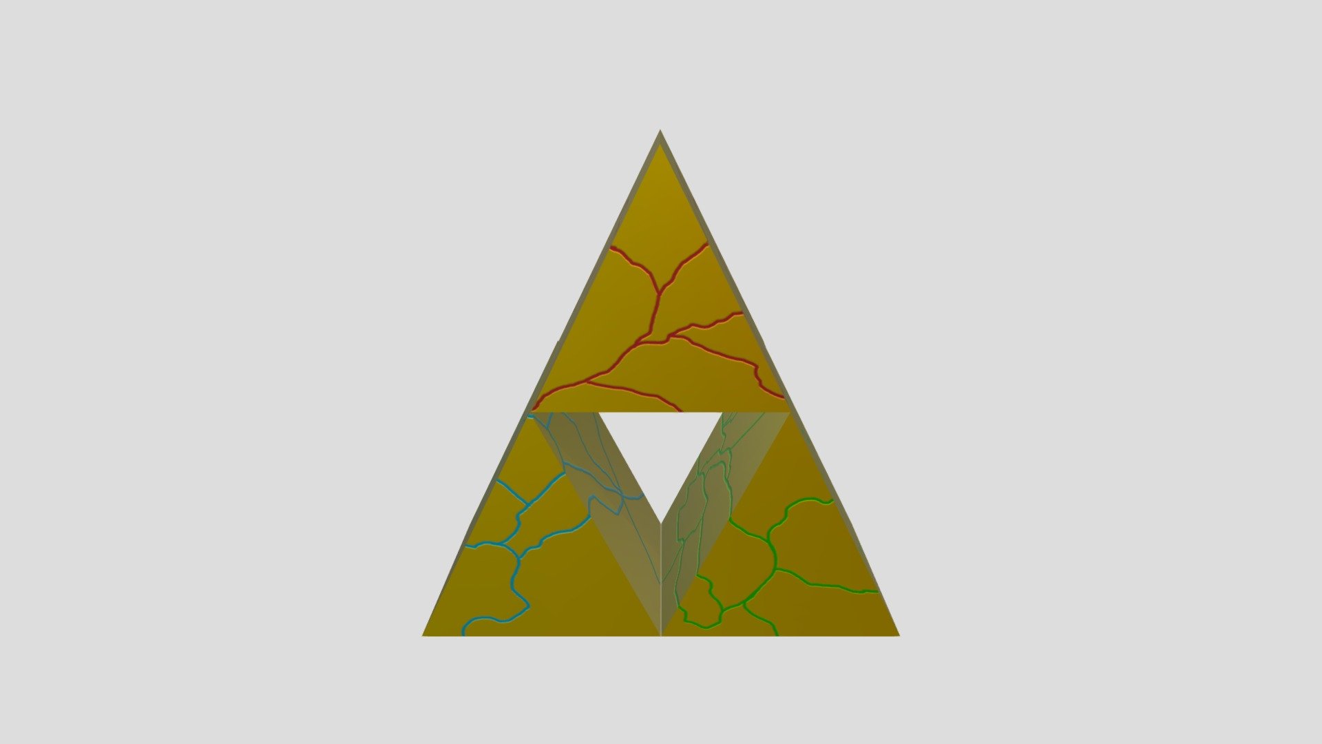 Triforce - Download Free 3D model by theshadowmerchant [b3bbd75 ...