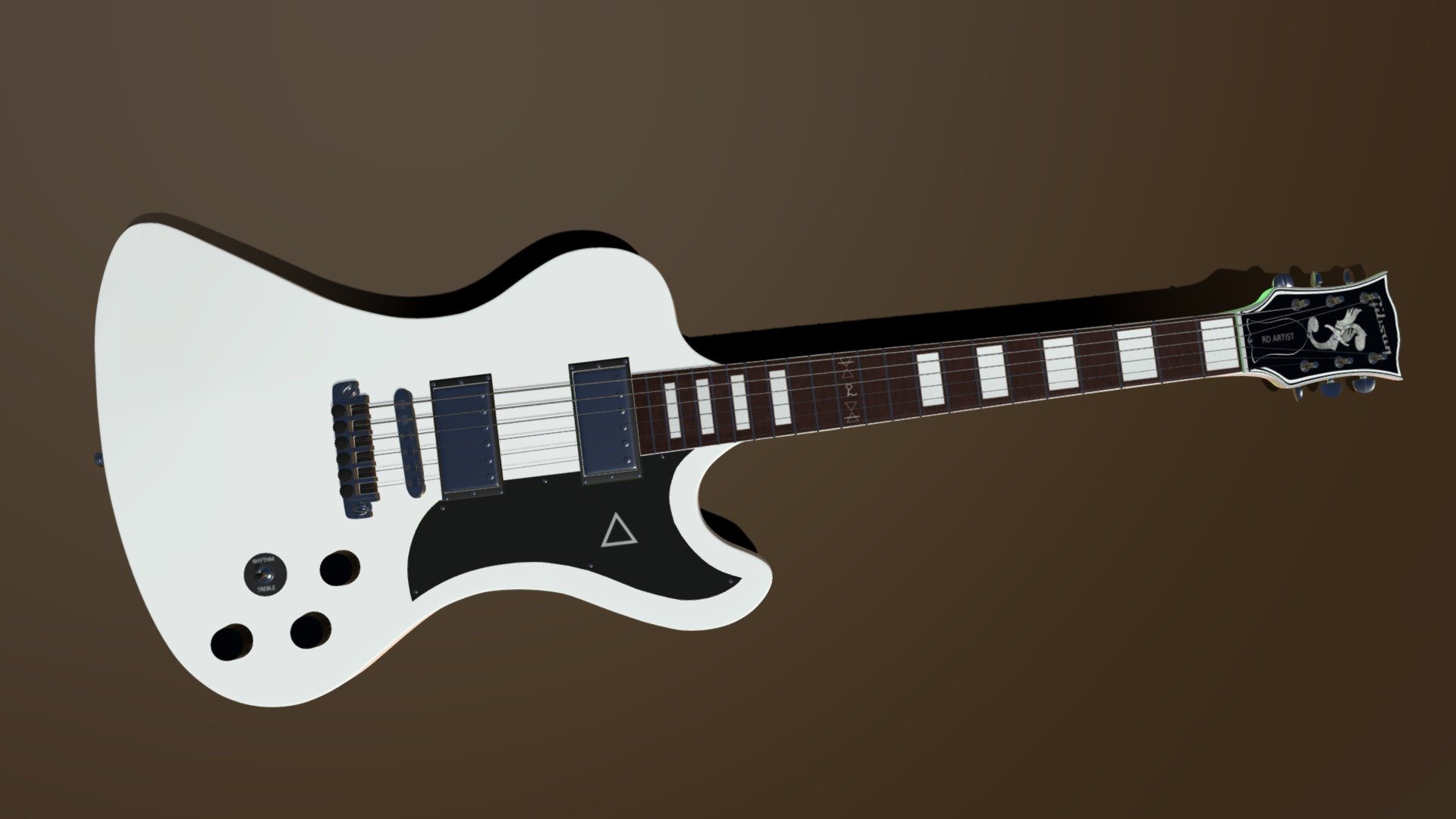 Gibson Guitar - Model RD Artist (Ghost Version) - Download Free 3D ...