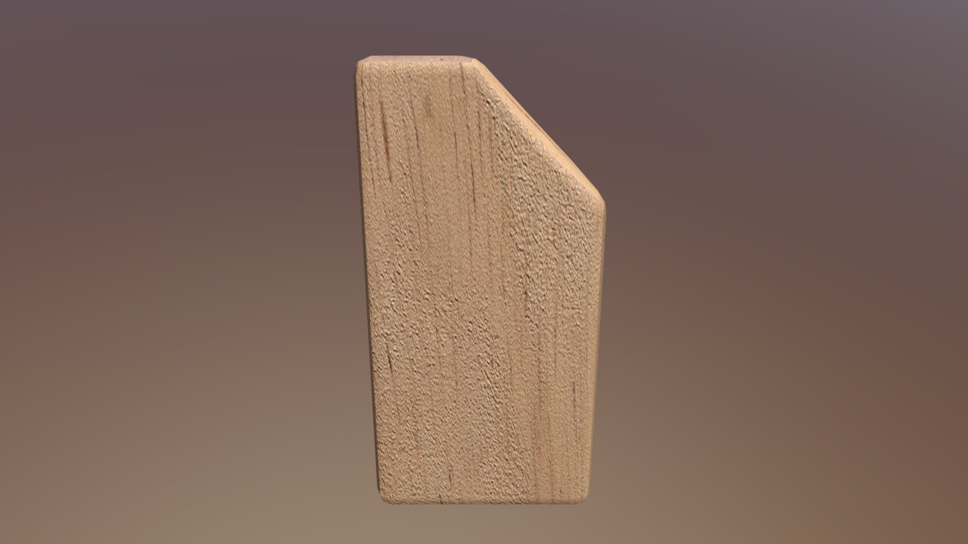 Slanted Block - 3D model by nickgallergraphics [b3c0742] - Sketchfab