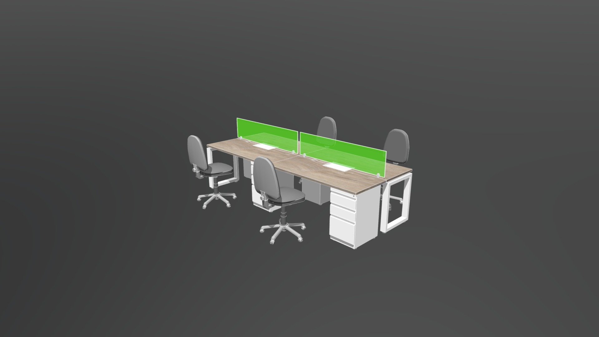 Nave Lineal 150 - Grommet - 3D model by Mobin Mobiliario Interior ...