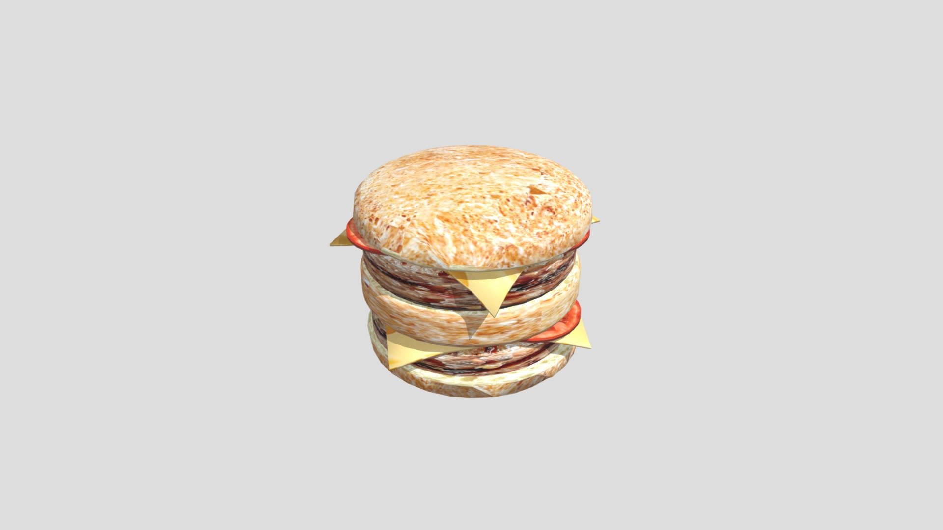 Hamburger by Matteo - 3D model by matteo.gabe [b3c3c19] - Sketchfab