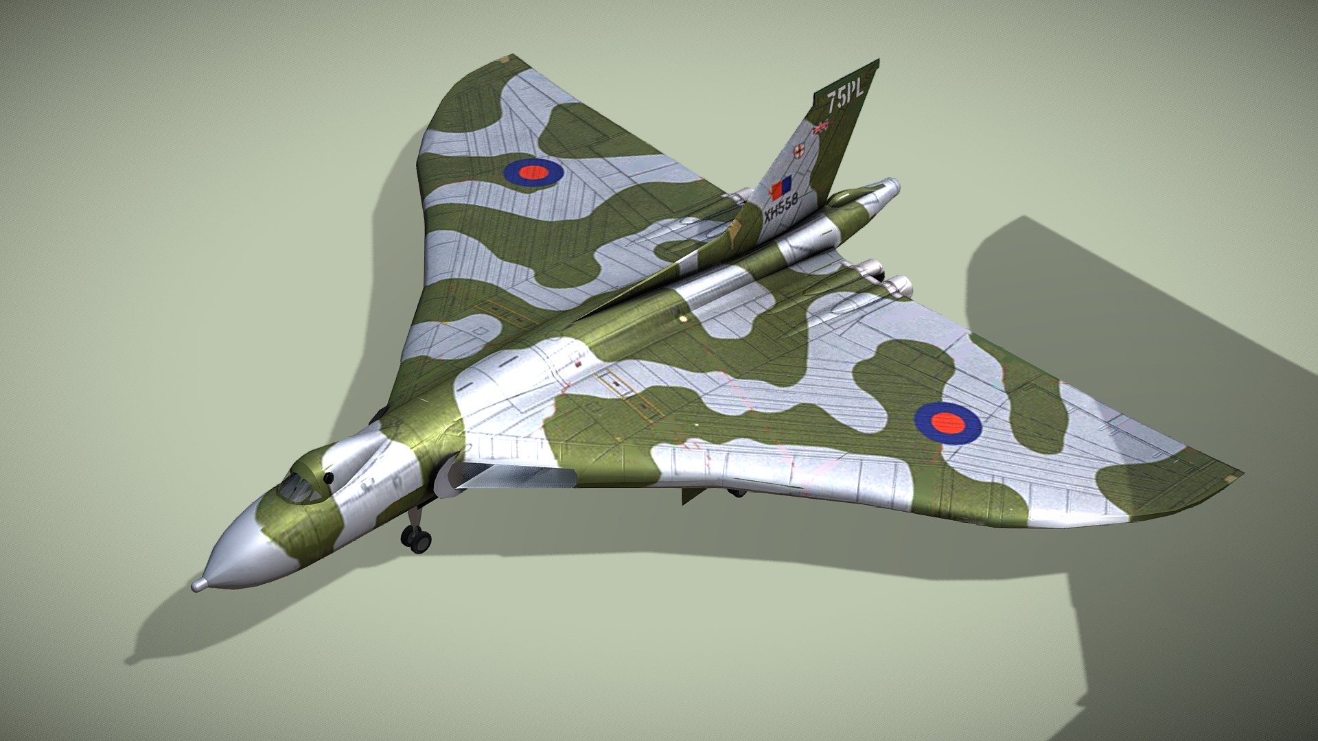 Avro Vulcan - Buy Royalty Free 3D model by NETRUNNER_pl [b3c5570 ...
