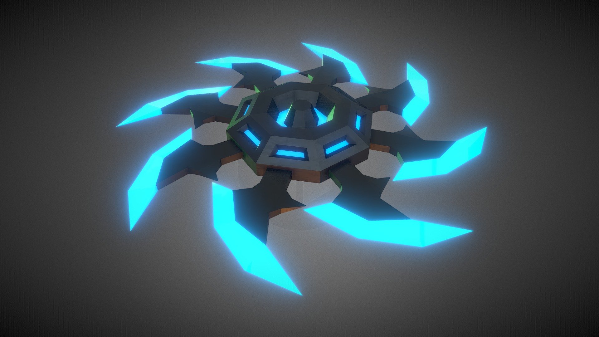 Turbo Blade Dart -Low Poly PBR Game Ready - Buy Royalty Free 3D model ...