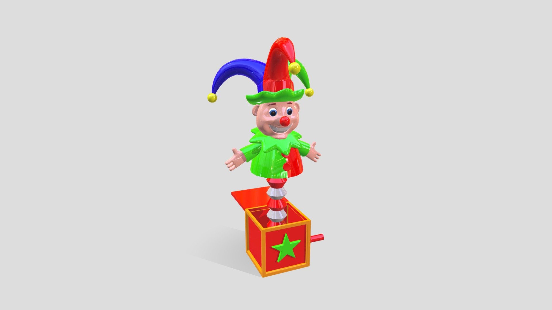 ANIMATED BOX CLOWN 3D MODEL - Download Free 3D model by HASEEB CG ...