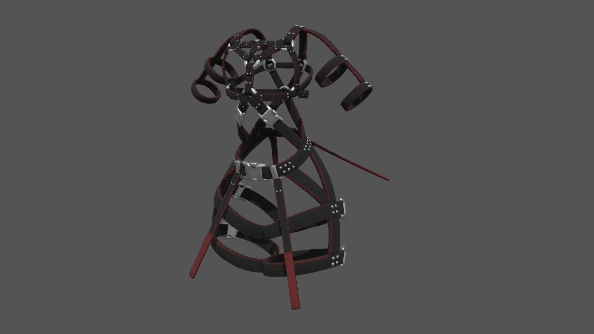 Strapped Harness - 3D model by yisto [b3c661b] - Sketchfab