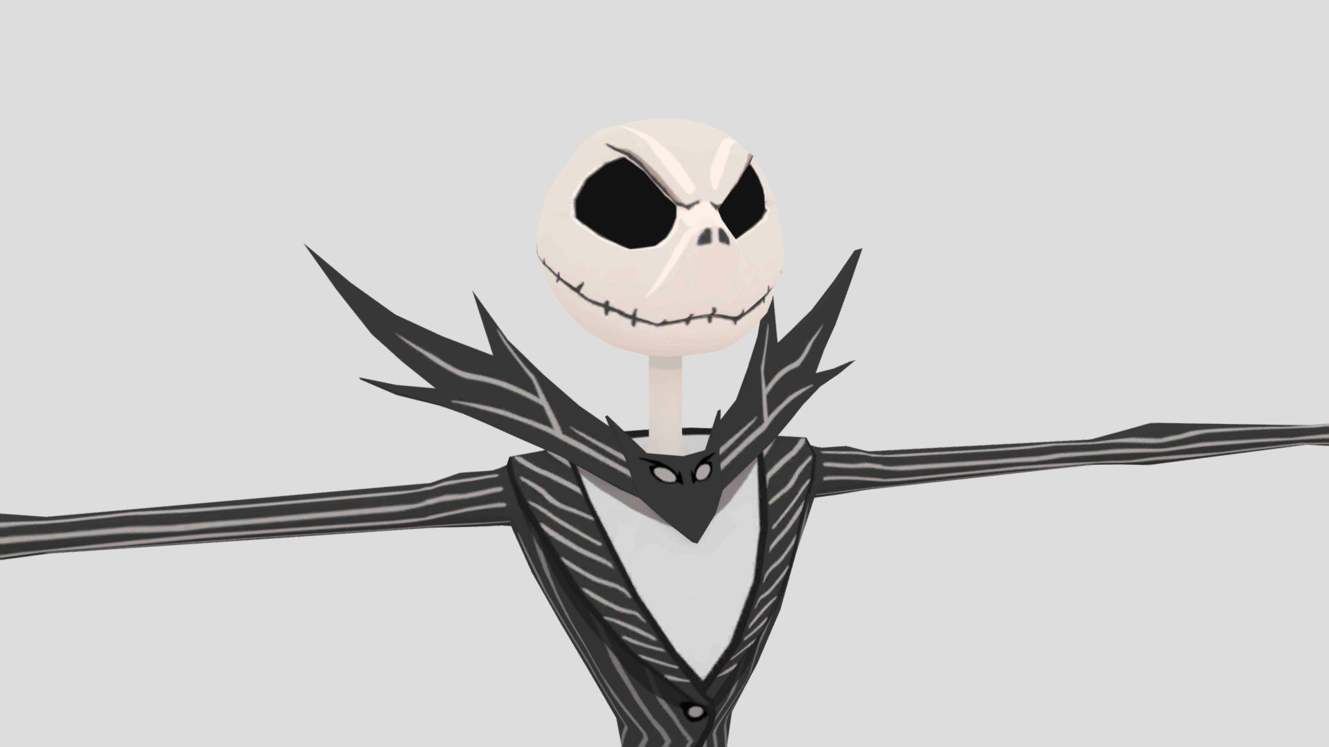 Jack Skellington - Download Free 3D model by ThisIsntAPerson [b3c6d28 ...