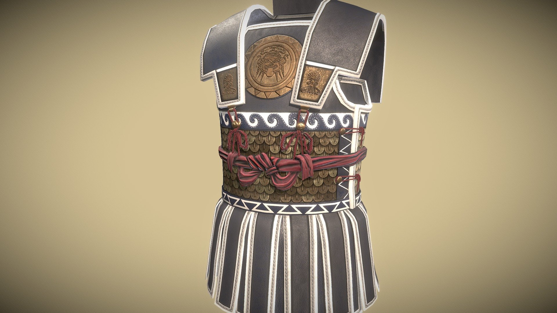 Greek Linothorax Armor - 3D model by El Santo Padre (@elsantopadre ...