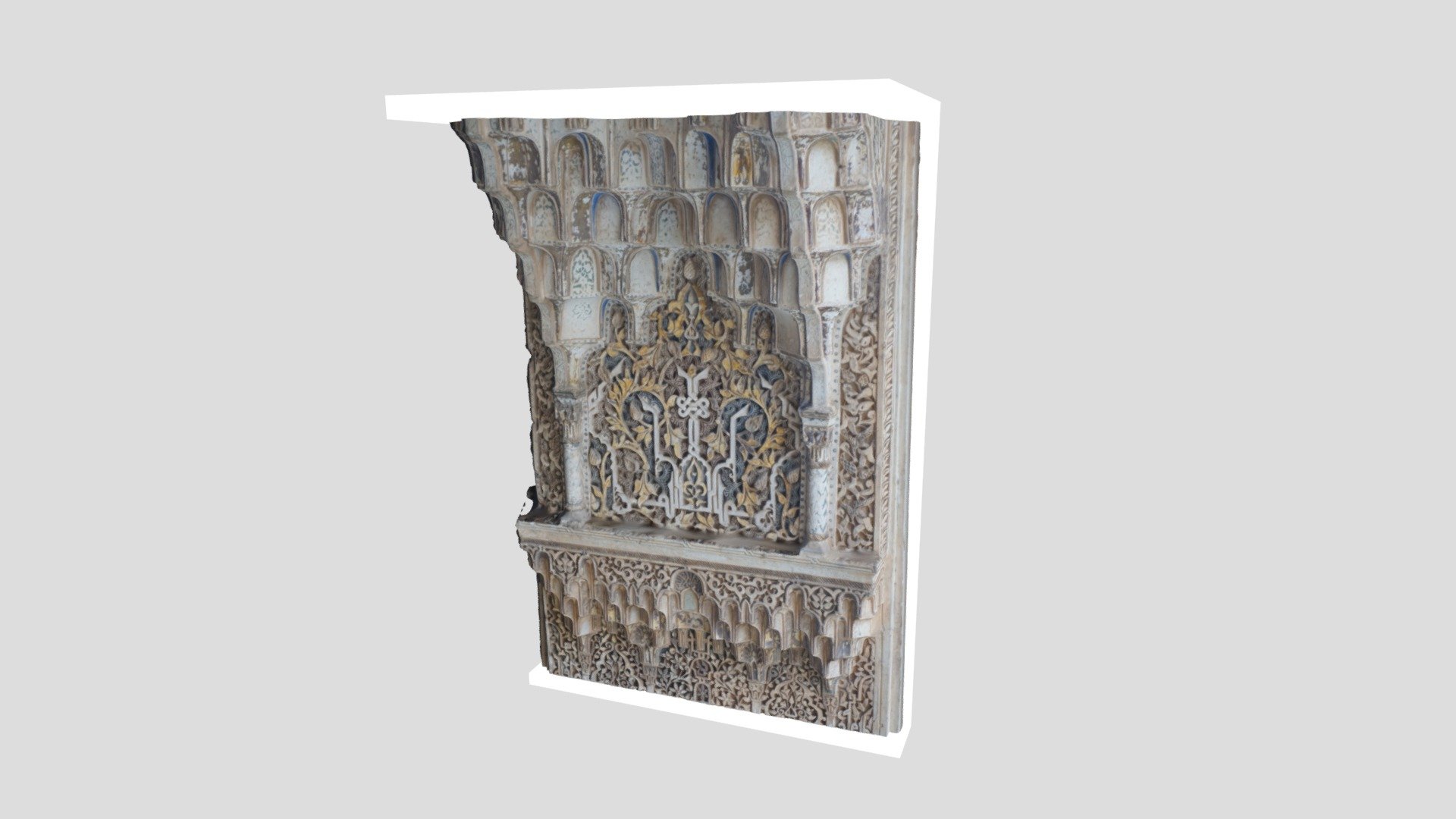 Mocárabe - Palacios Nazaríes, Alhambra (Granada) - 3D model by Manuel ...
