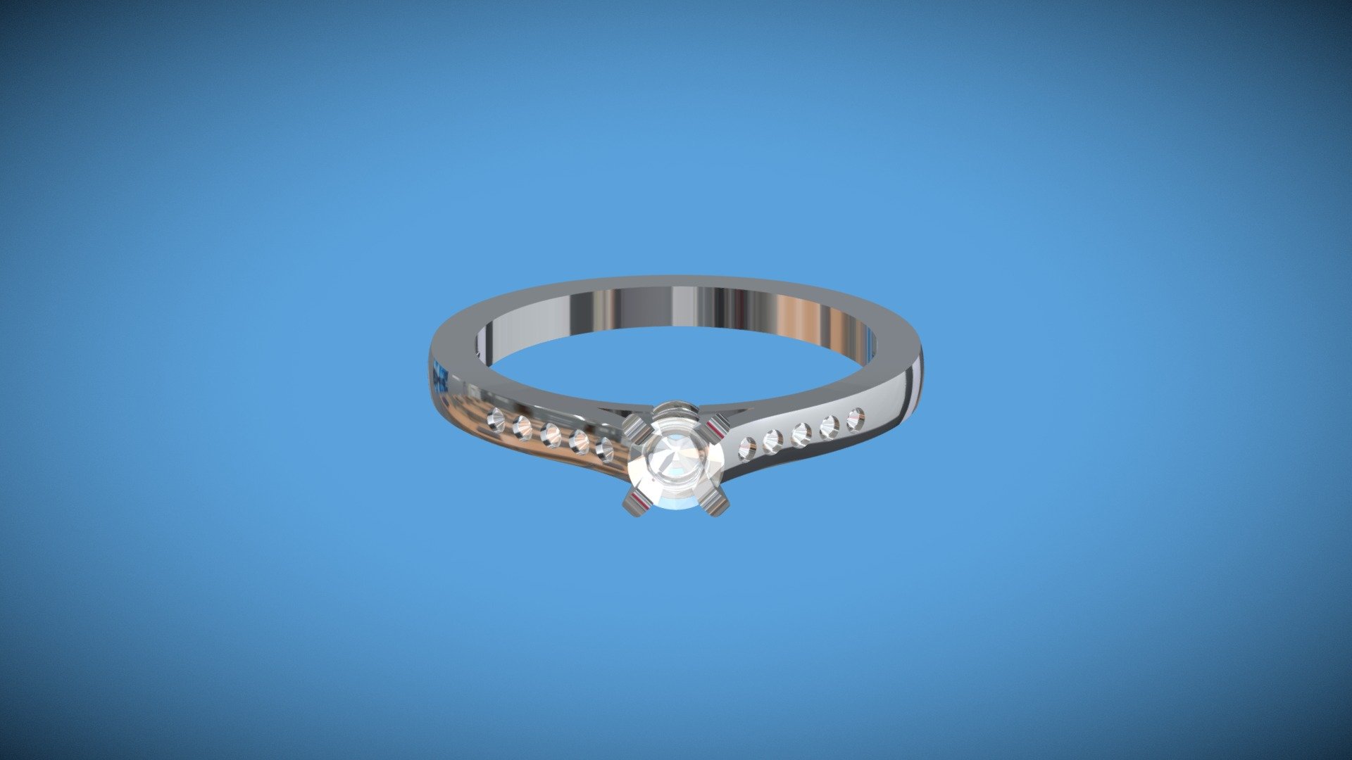 Solitaire - 3D model by prototypage (@wegelin) [b3ca7c0] - Sketchfab