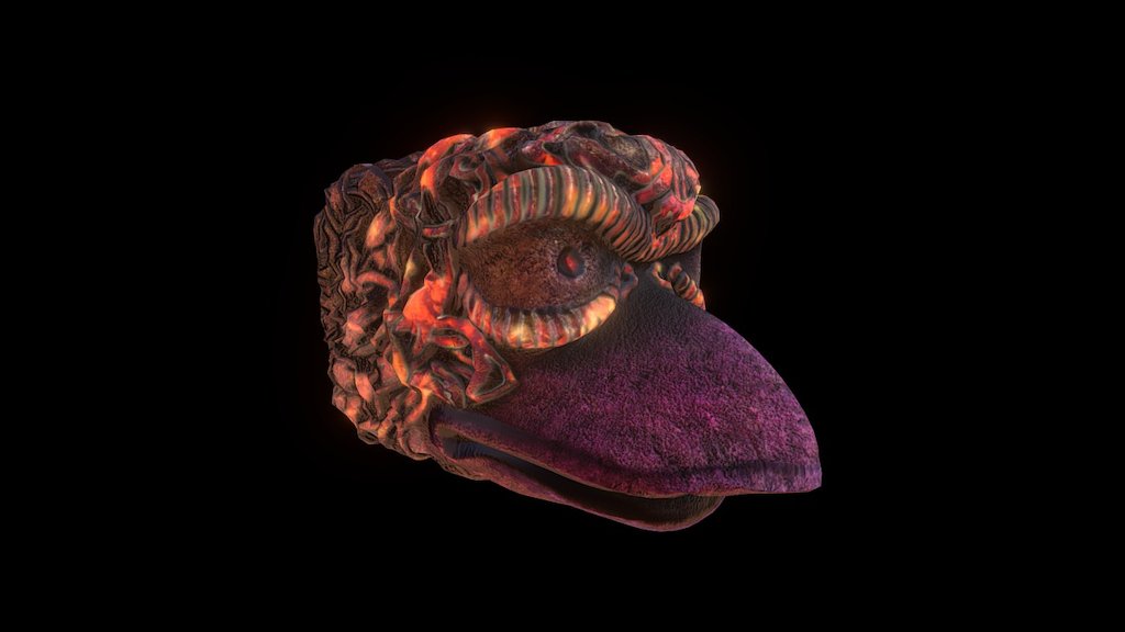 Bird Head - 3D model by olga_poloukhine [b3cb445] - Sketchfab