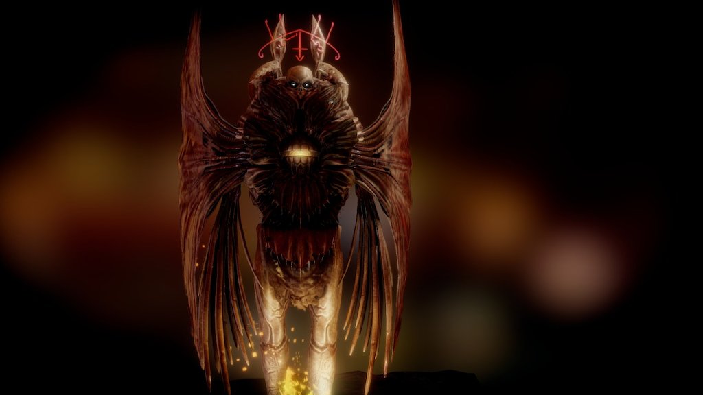Hell Monster - Download Free 3D model by Abimael Gonzalez ...