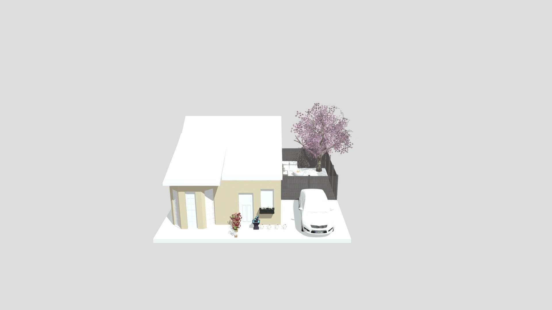 Tiny House - Download Free 3D model by Home Design 3D (@homedesign3d) [b3cd25a] - Sketchfab