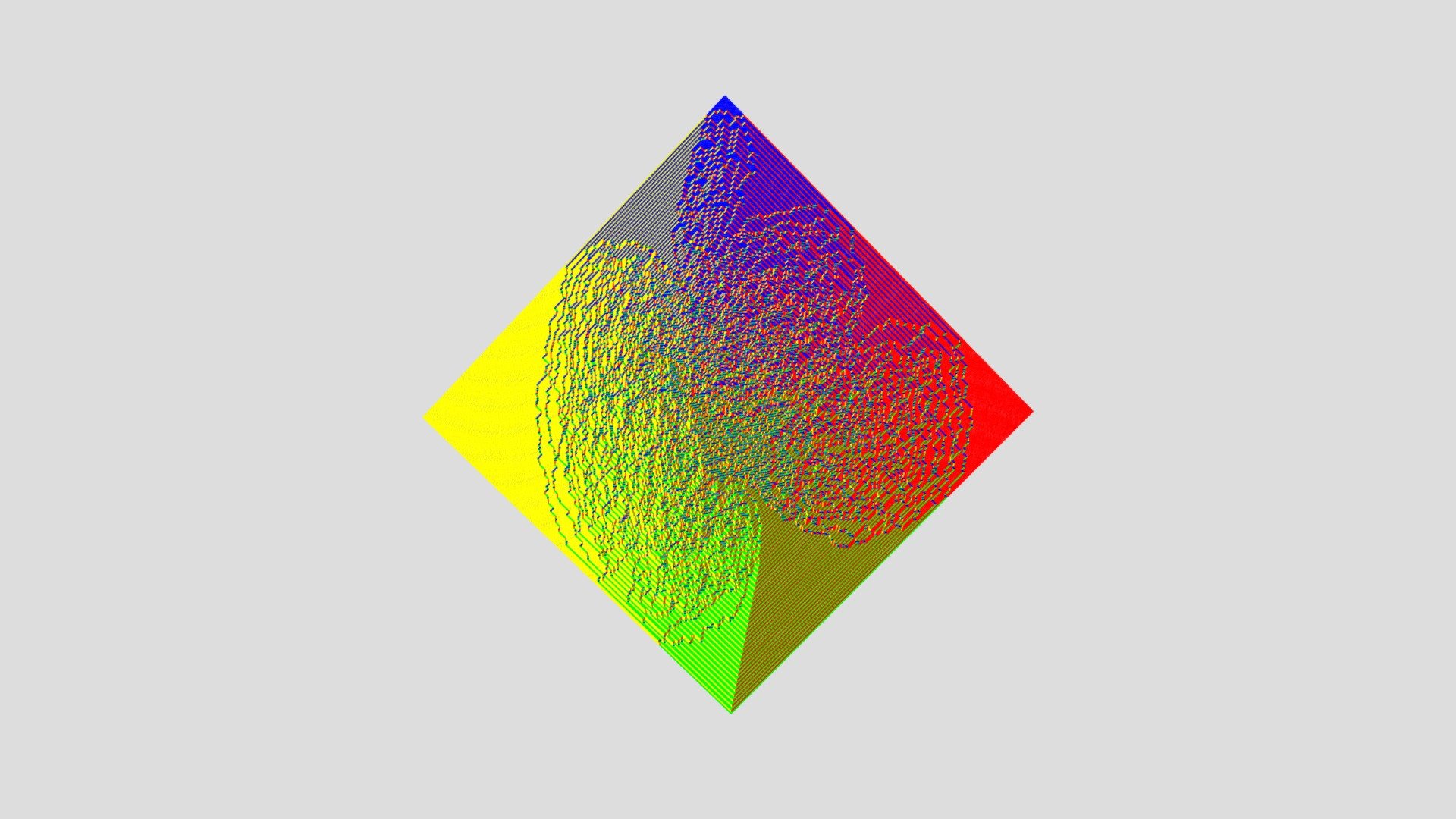 2x3 periodic Aztec diamond of size 300 - Download Free 3D model by ...