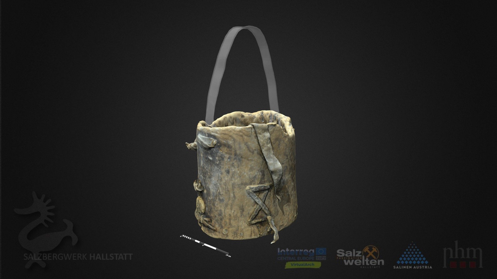 Bronze-Age Wooden Bucket (Hallstatt Salt Mine) - 3D model by d_brandner ...