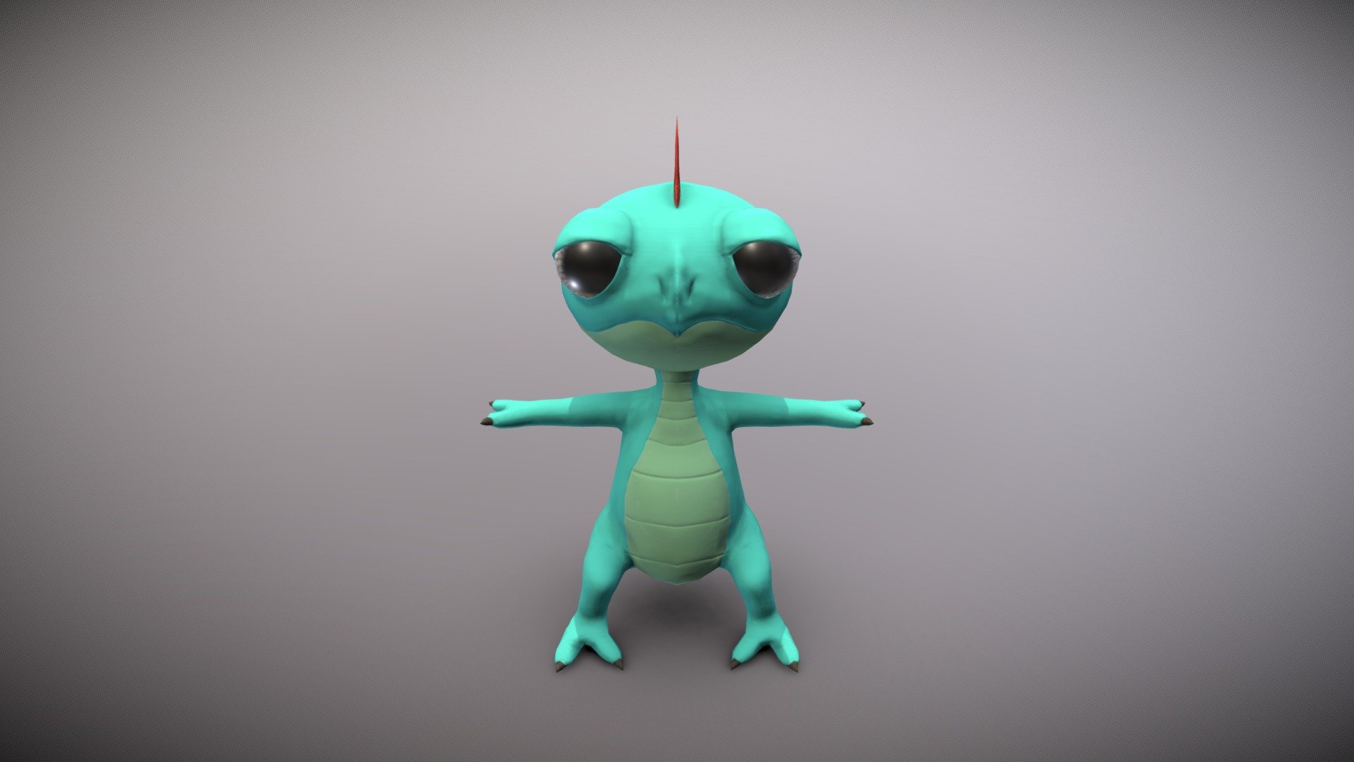 Little Green Monster - 3D model by hsinclair6140 [b3d52f0] - Sketchfab
