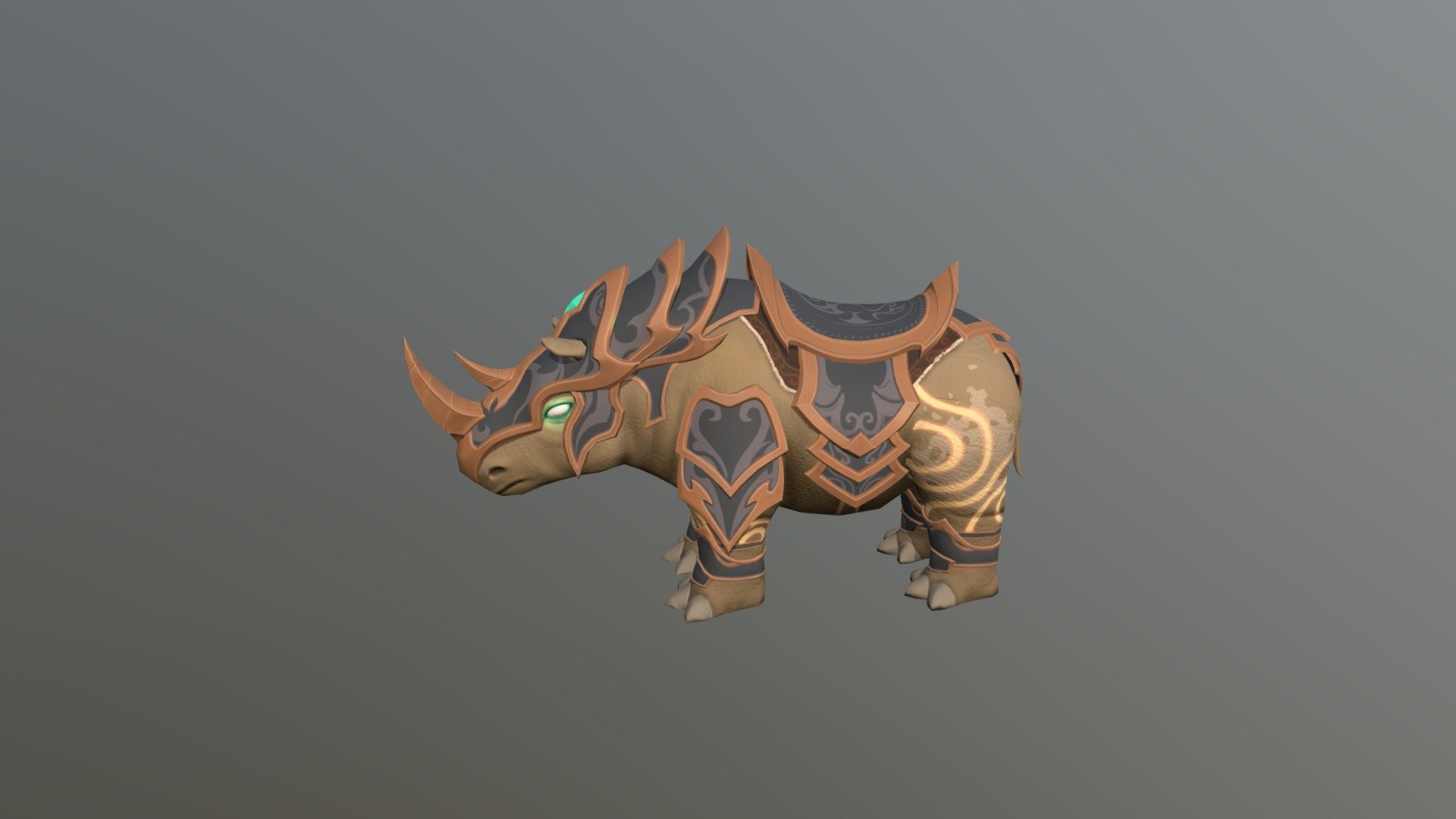 Rhino King - 3D model by Yui (@yuicee0212) [b3d7c0a] - Sketchfab