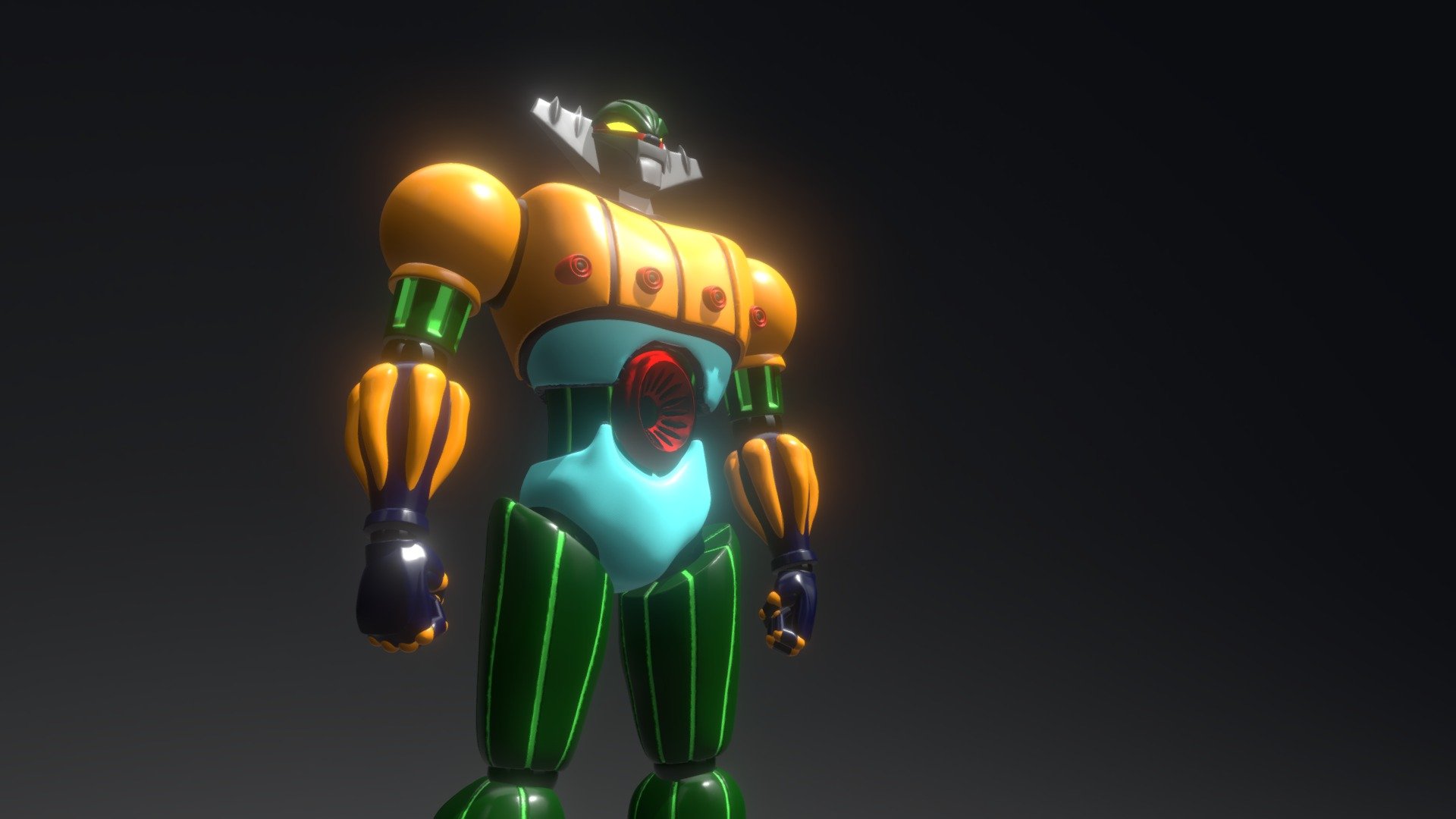 Jeeg Robot - 3D model by LaMatitaMuscaria [b3d7cff] - Sketchfab