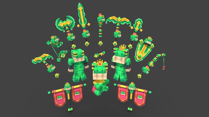 Pickaxe 3D models - Sketchfab