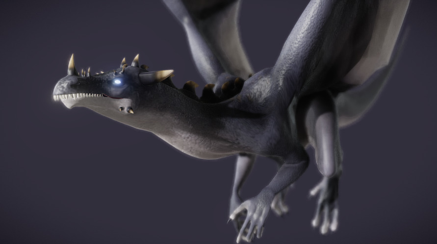 Dragon flying cycle - 3D model by Kyan0s [b3d8d50] - Sketchfab