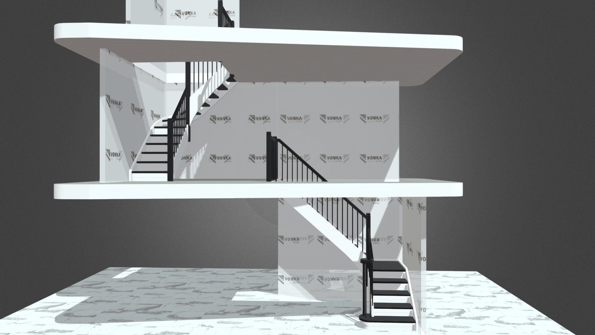 Asif v2 - Download Free 3D model by Arek @ Vonka Stairs (@A.Vonka) [b3dc0ff] - Sketchfab