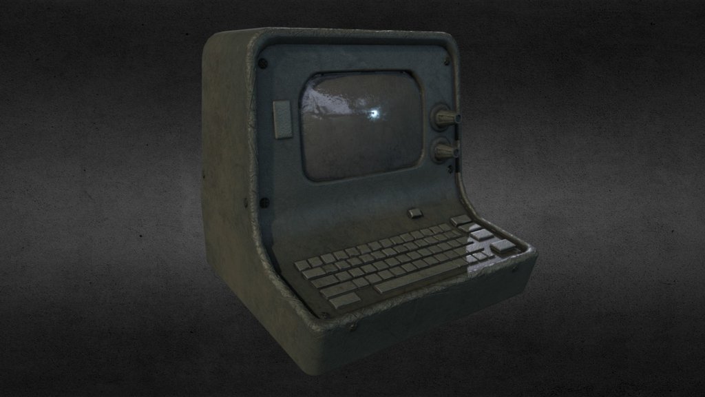 RetroTerminal - Download Free 3D model by Milacetious [b3ddb2b] - Sketchfab