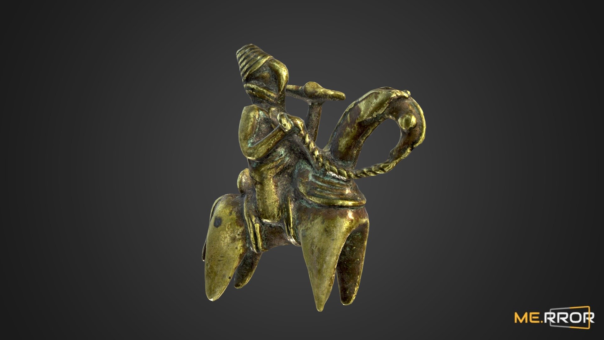 [Game-Ready] A_Gold_figure - 3D model by ME.RROR Studio (@merror ...