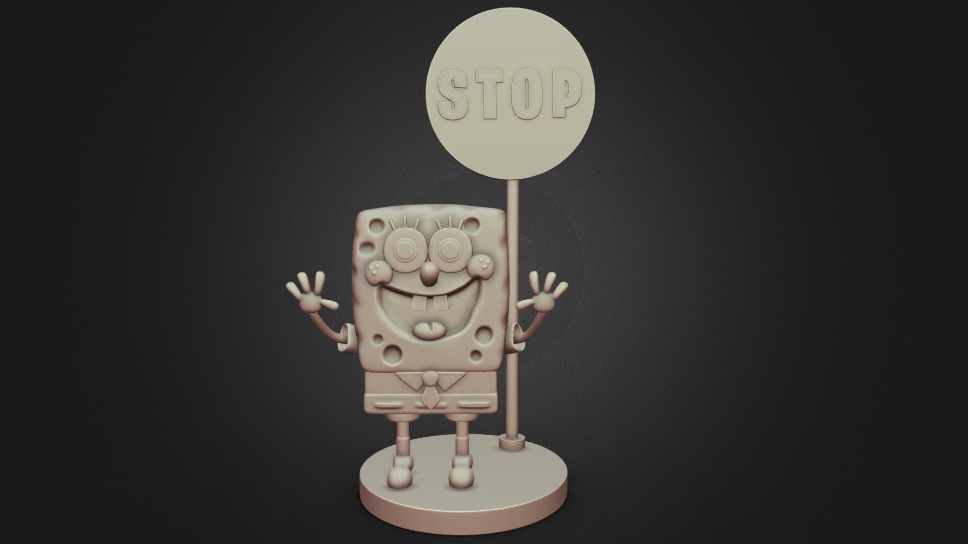 SpongeBob statue - Buy Royalty Free 3D model by yogi_sandhi [b3df2a3 ...