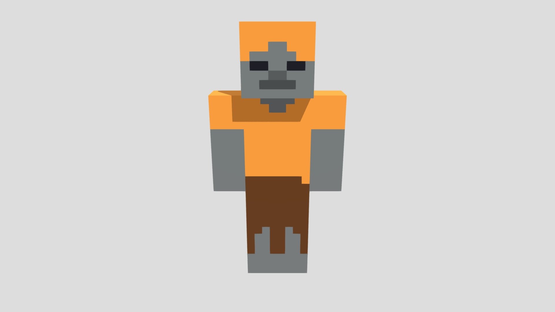 Husk zombie - Download Free 3D model by minecraft_voxel_models [b3e0ac7 ...