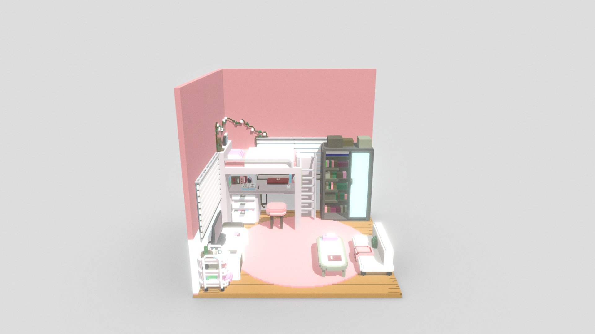room No.2 - 3D model by inokishihara [b3e1272] - Sketchfab