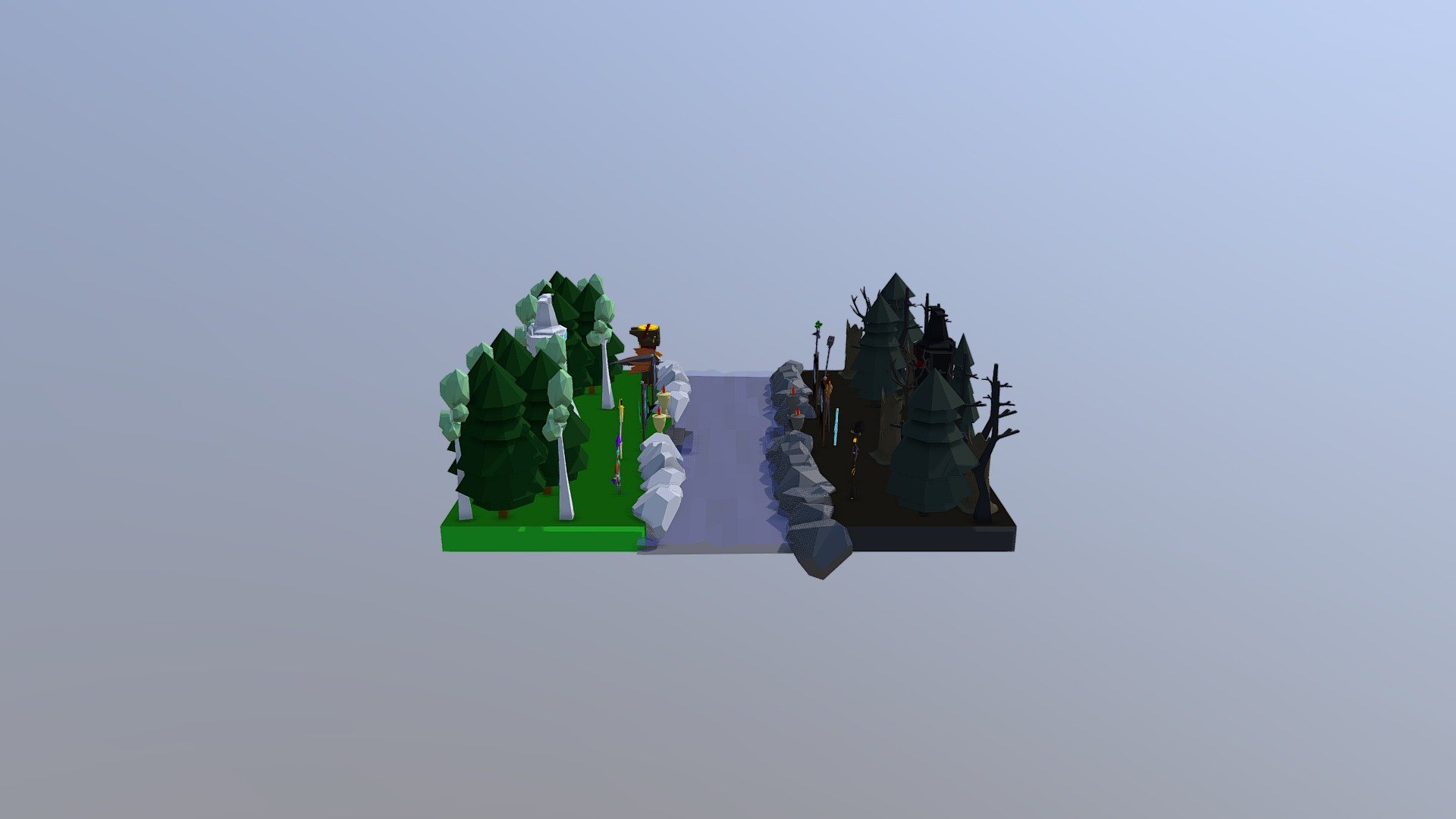 Dota 2 Mid OG VS LGD TI8 Low Poly Game 5 - 3D model by darkerlight06 ...