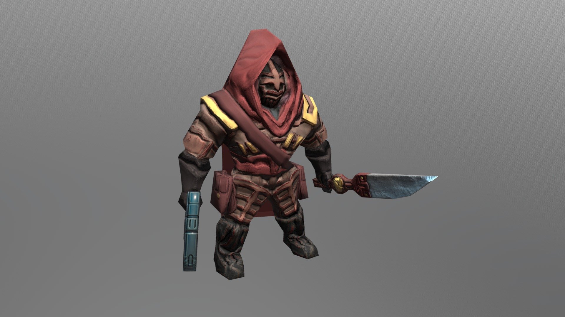 02 Stalker - 3D model by V_G (@Art_skill) [b3e42f7] - Sketchfab