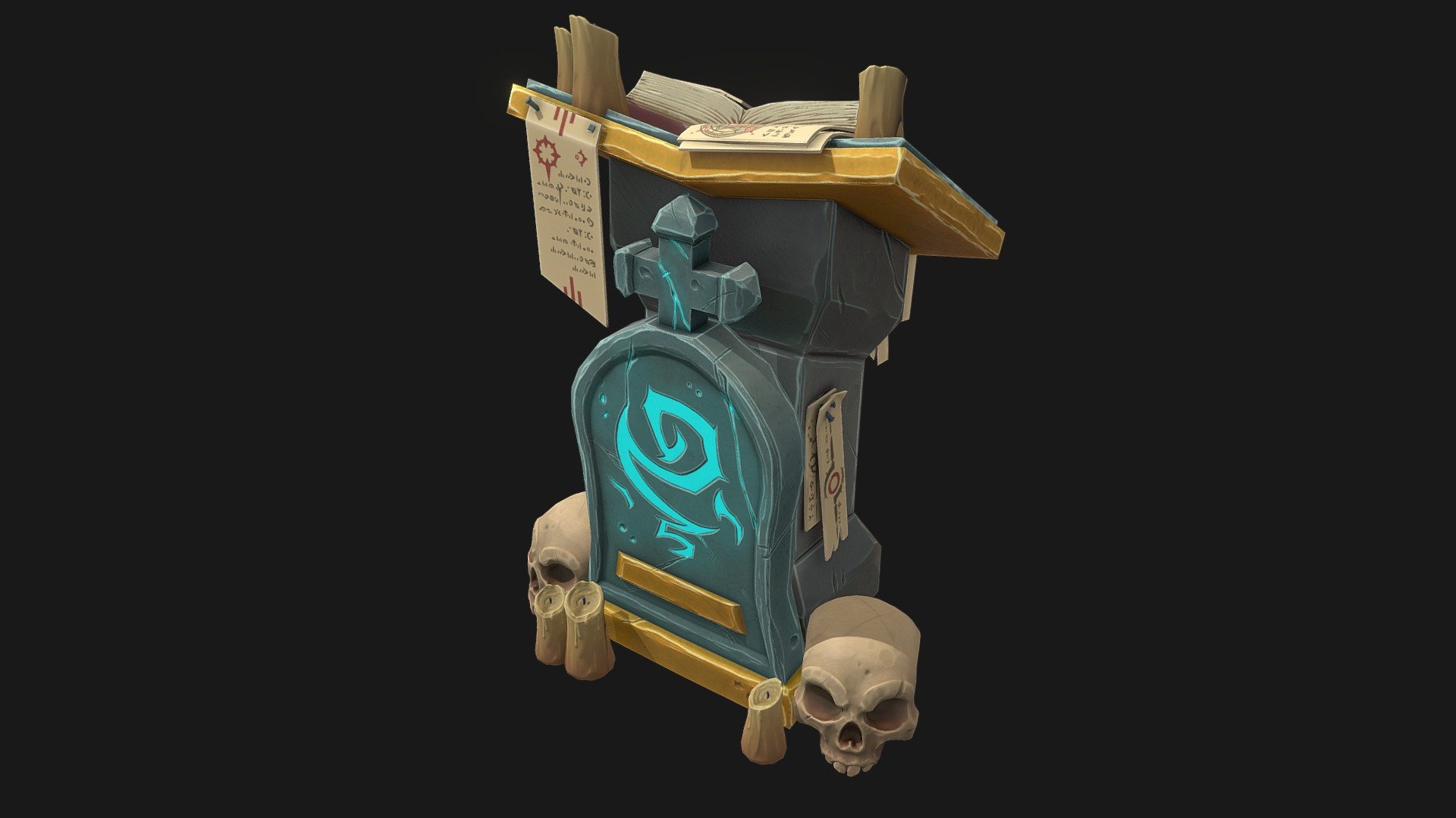Stylized Book Altar - Buy Royalty Free 3D model by MarcRojas [b3e4b1d ...