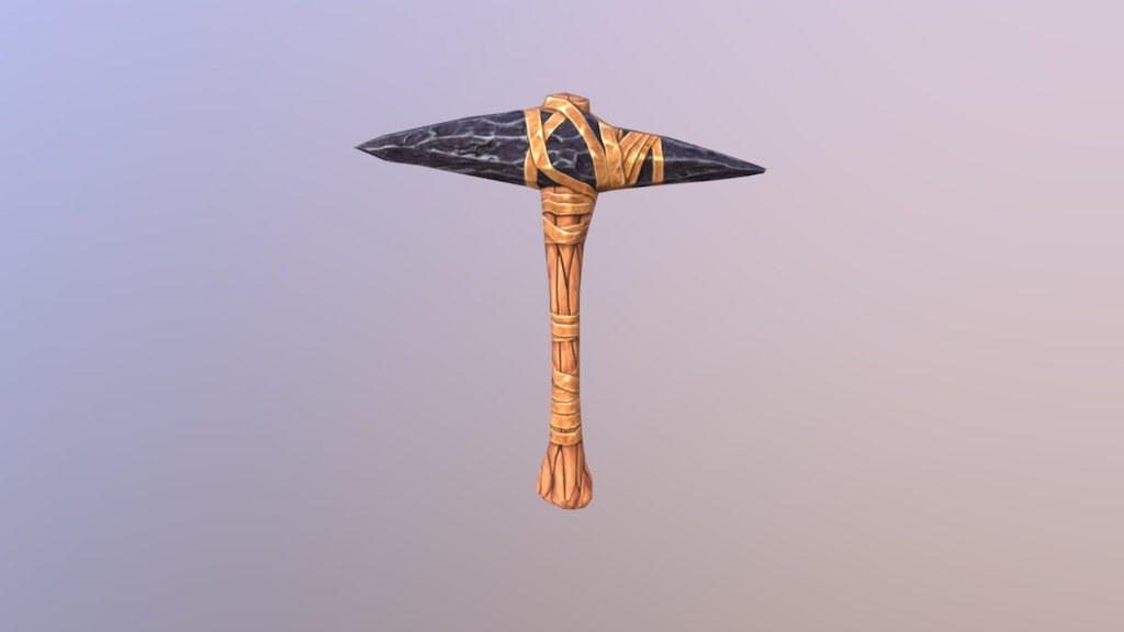 Stone Pick Low Poly - 3D model by Leonid (@3dLeoModels) [b3e5873 ...