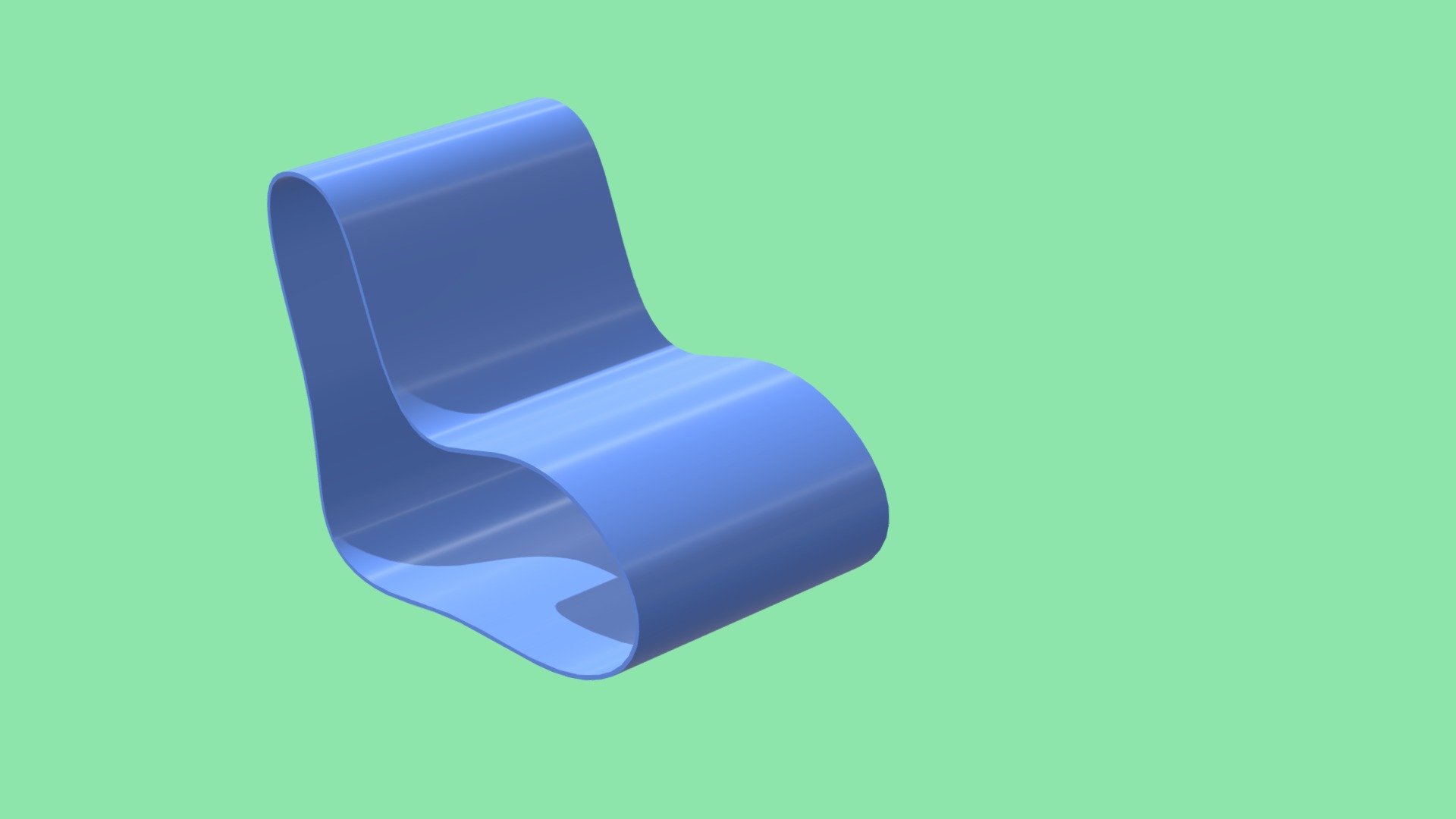 modern plastic Chair - 3D model by frittello90 [b3ec00f] - Sketchfab
