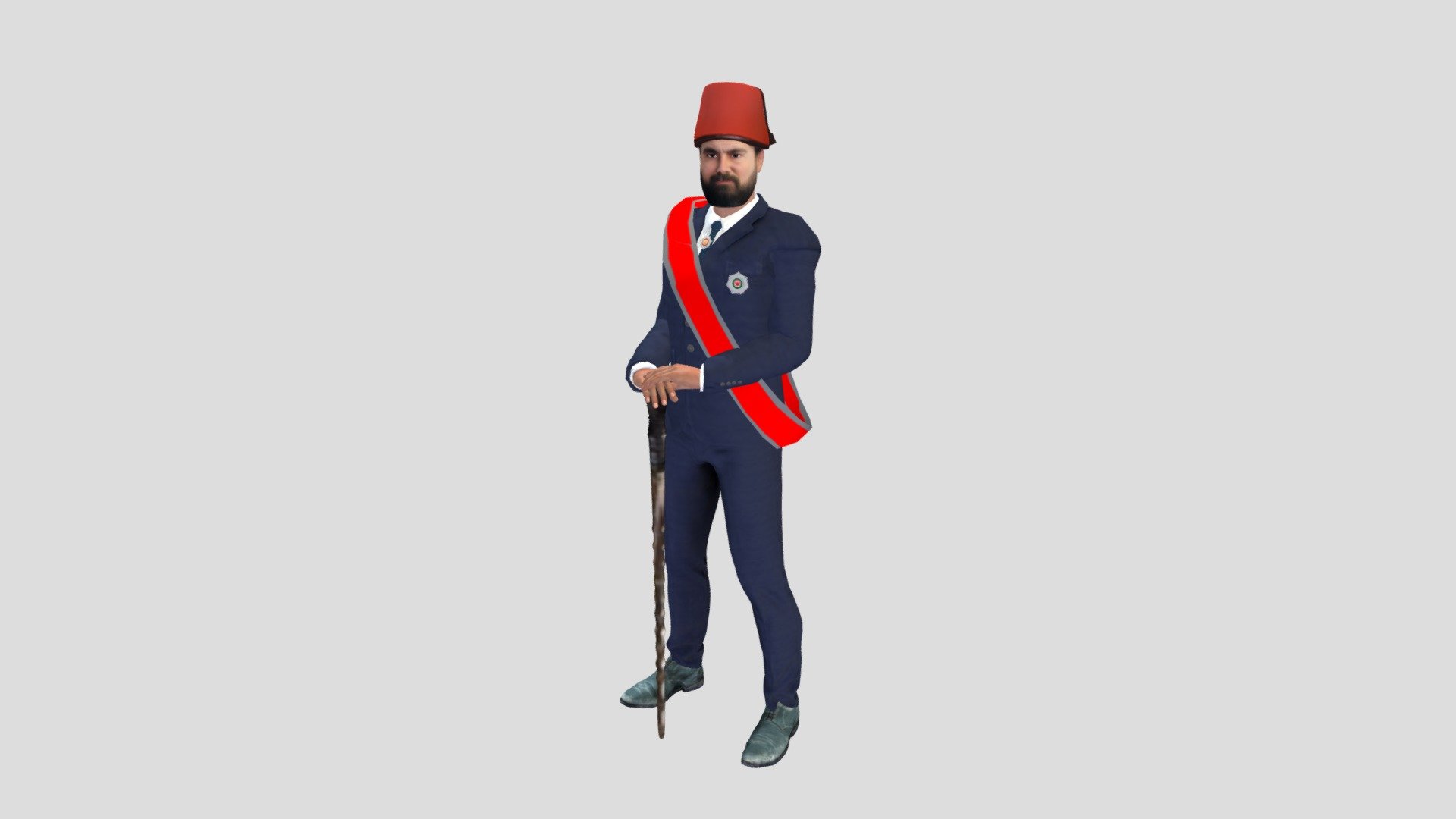 Bülent İnal As Sultan Abdülhamid - Download Free 3D model by Sba Stuff ...