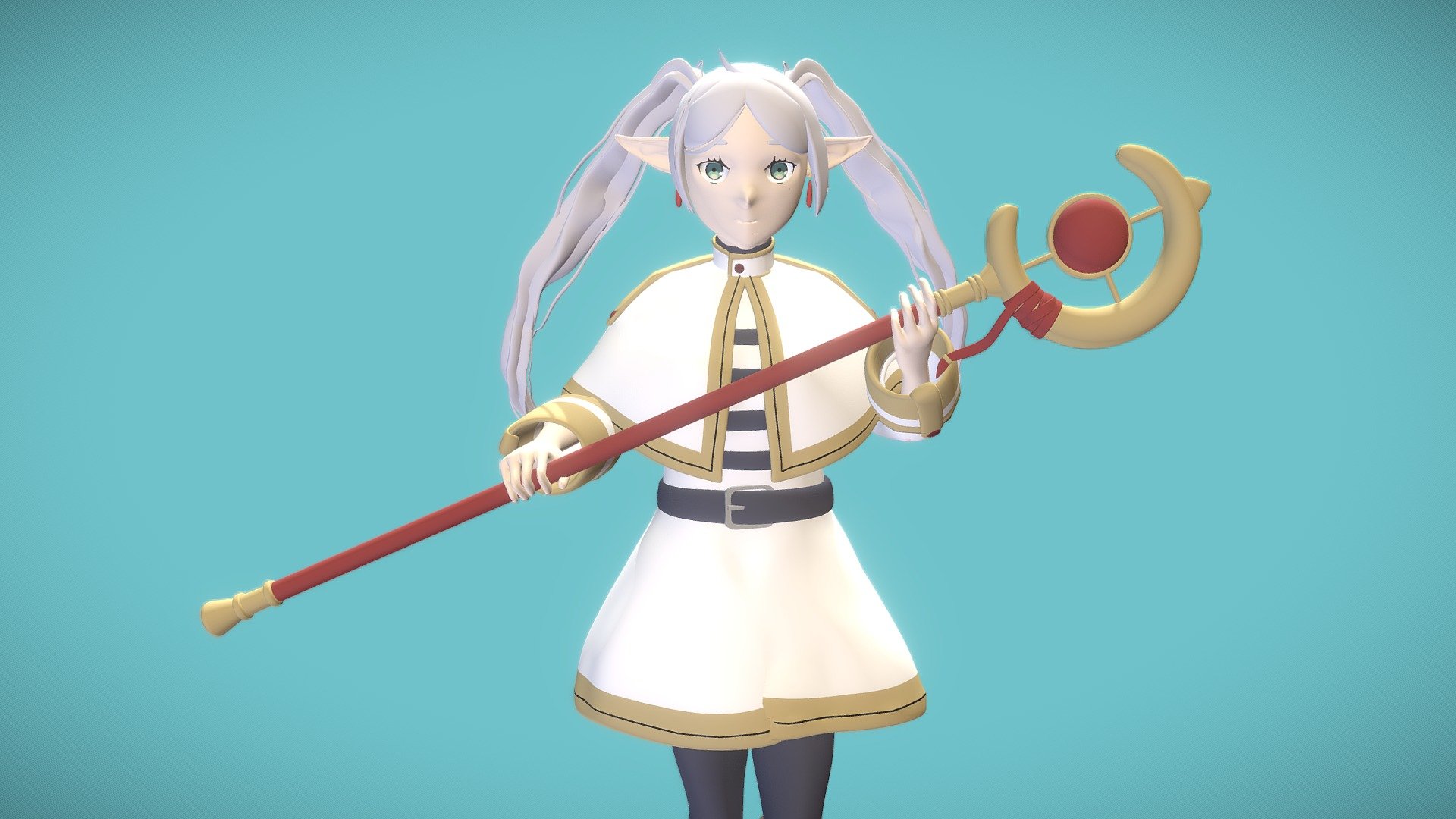 Frieren - Beyond Journey's End | Rigged - Download Free 3D model by ...