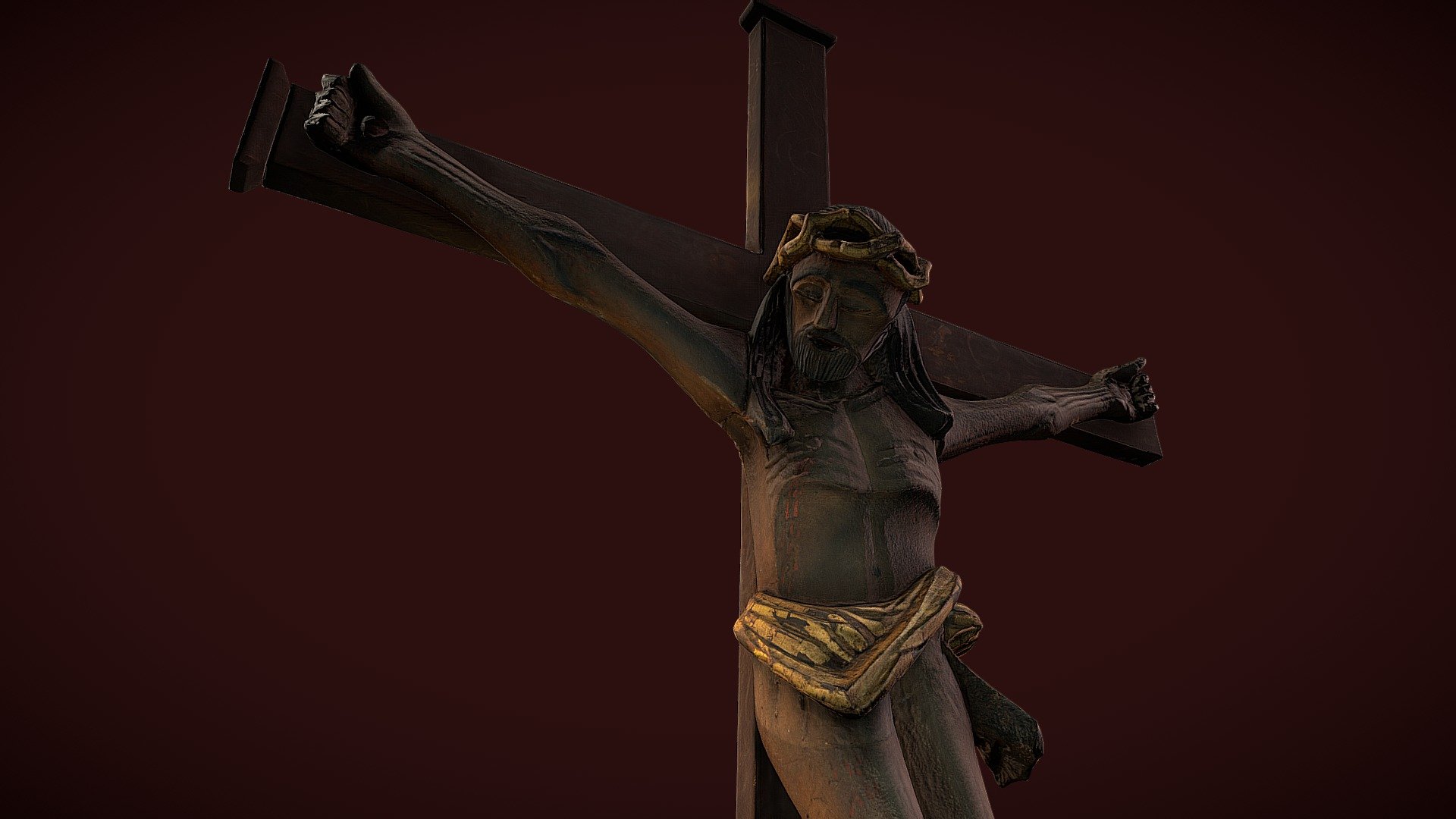 The Crucifix. - 3D model by Rivne Regional Museum of Local Lore ...