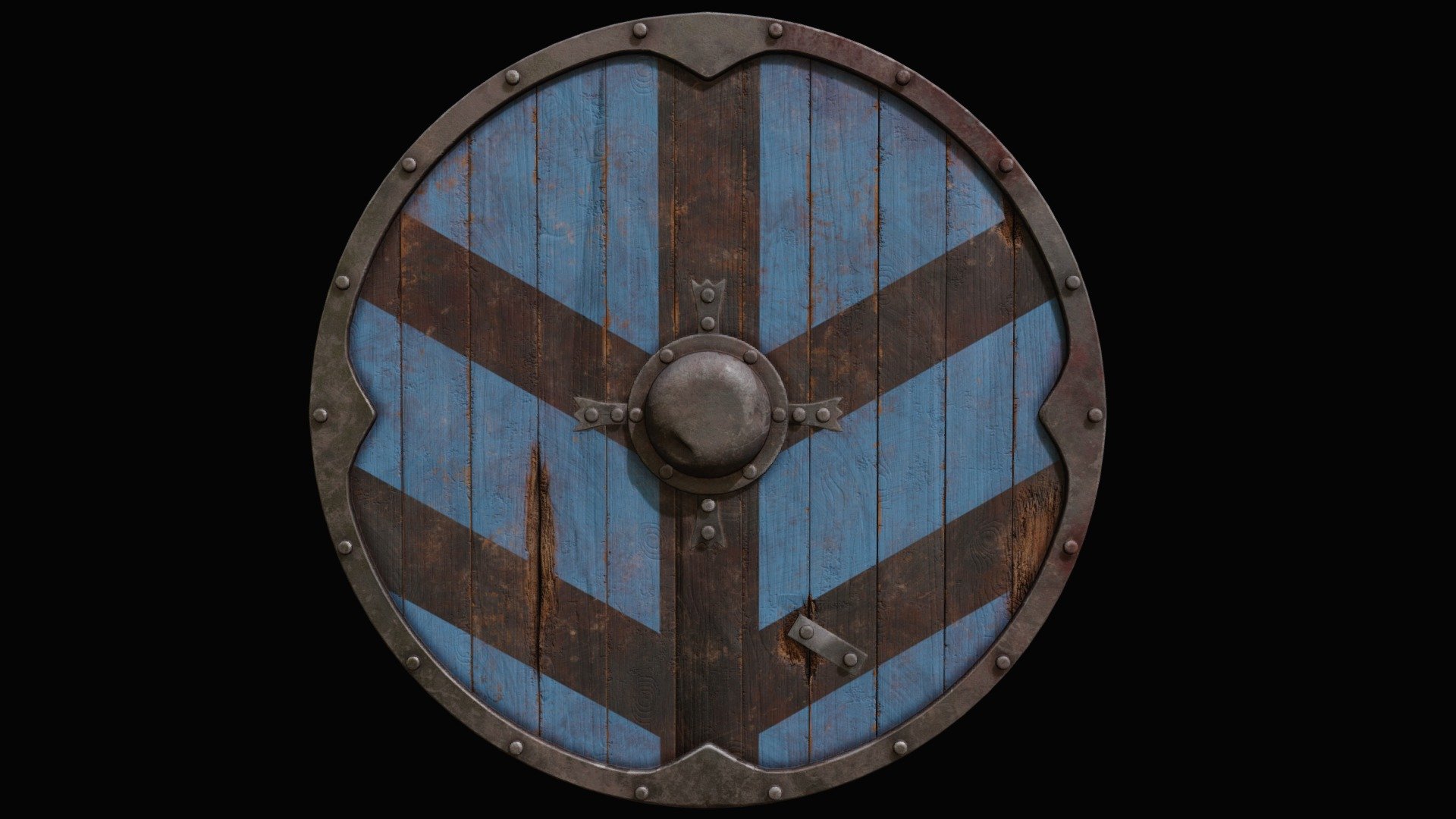 Viking Shield - 3D model by arnoup (@arnoux) [b3ef525] - Sketchfab