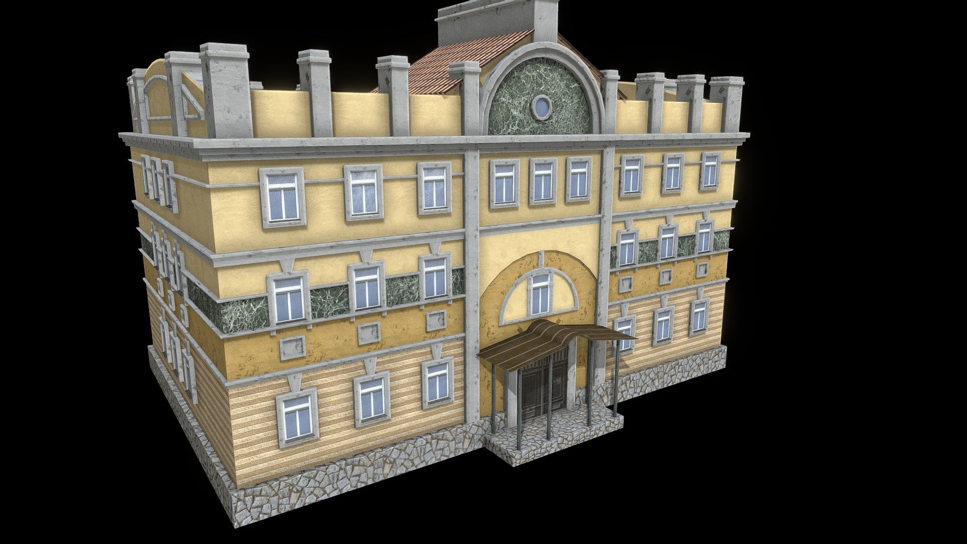 Building - 3D model by Alekv [b3ef7c6] - Sketchfab