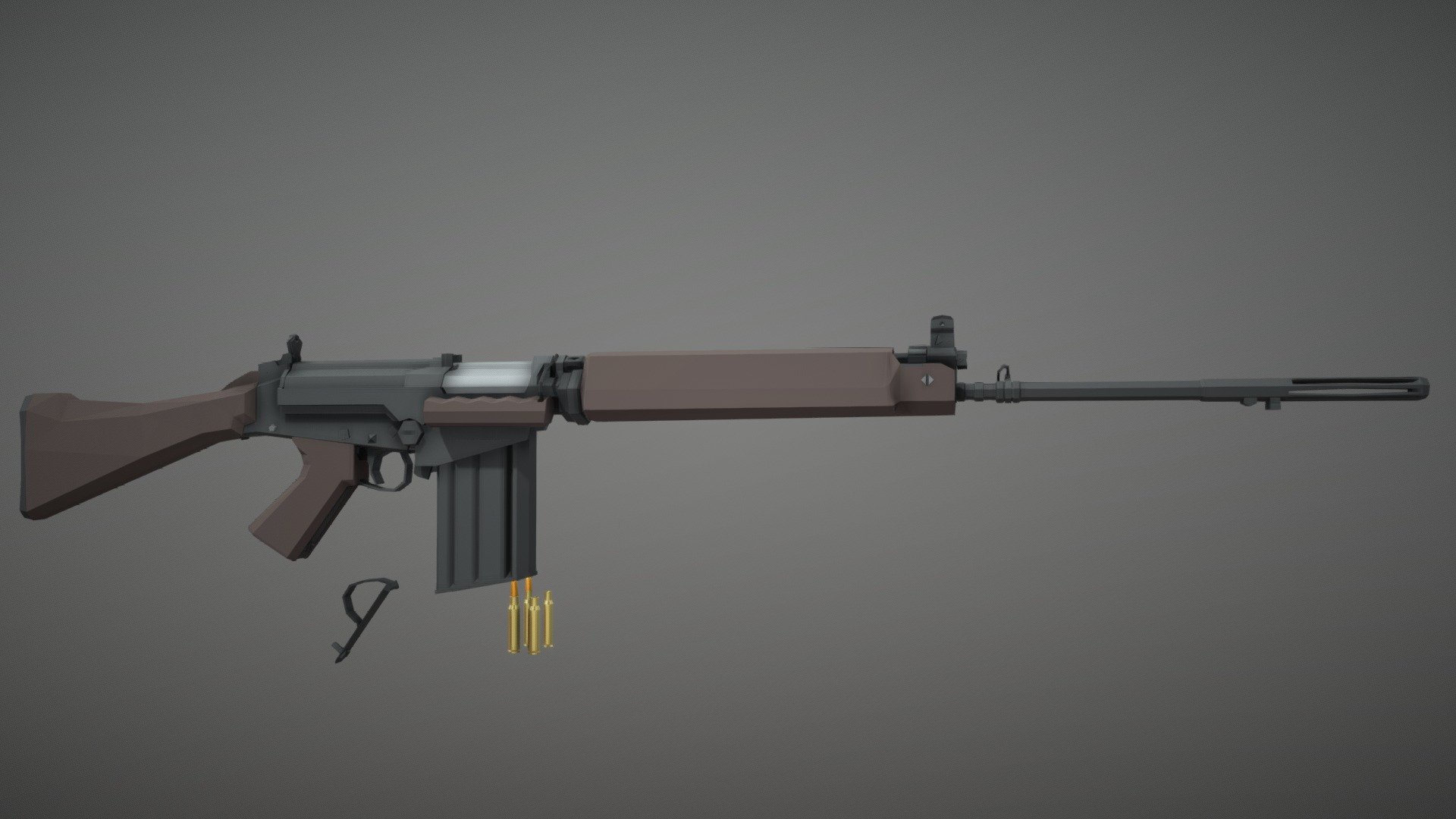 Low-Poly C1A1 SLR - Download Free 3D model by notcplkerry [b3f2ee3 ...