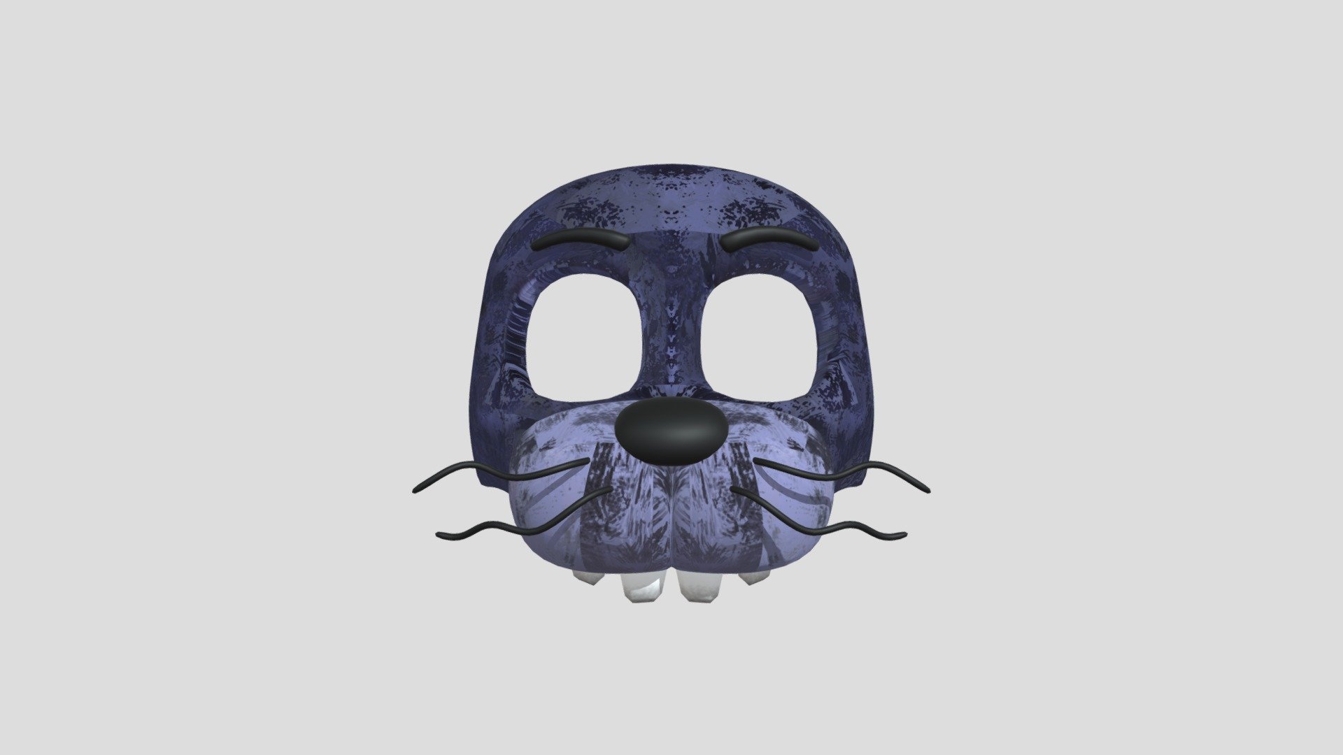 Bonnie Mask - Download Free 3D model by Freddy_Fazbear (@LBSCR_E2_No ...
