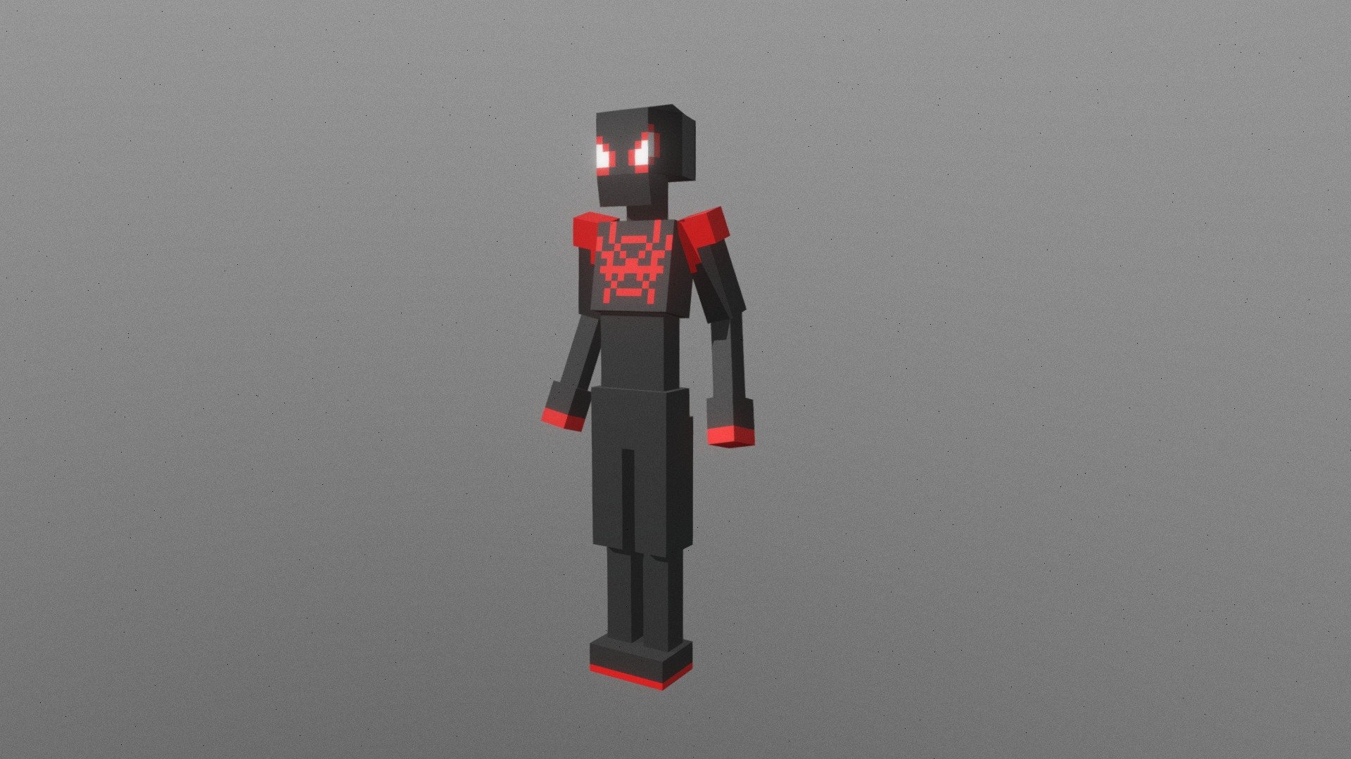 Voxel Miles Morales Spiderman - 3D model by alagesh2006 [b3f5159 ...